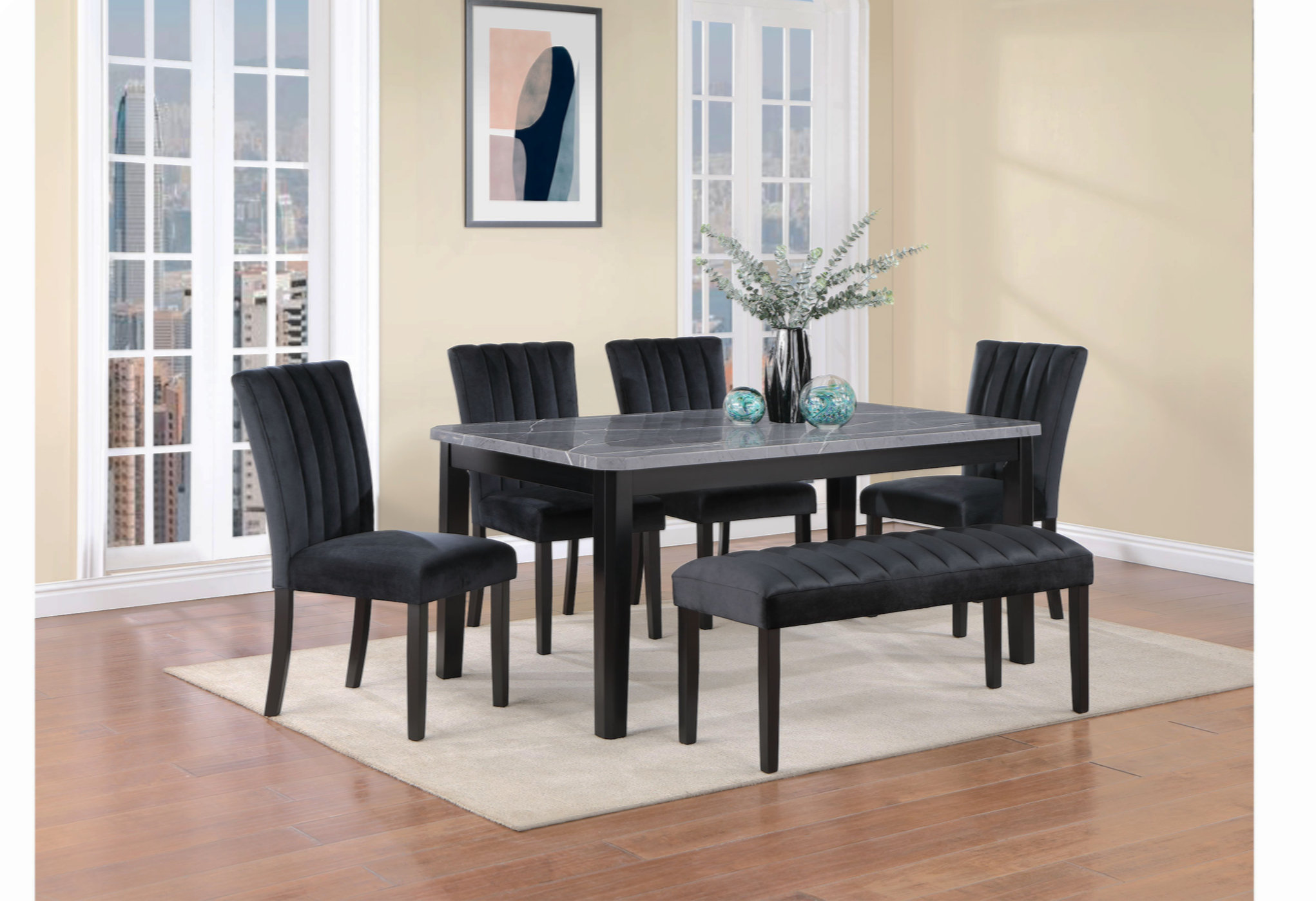 Red Barrel Studio® Torica VHonG DininG TABLE and DininG Chair SET ...