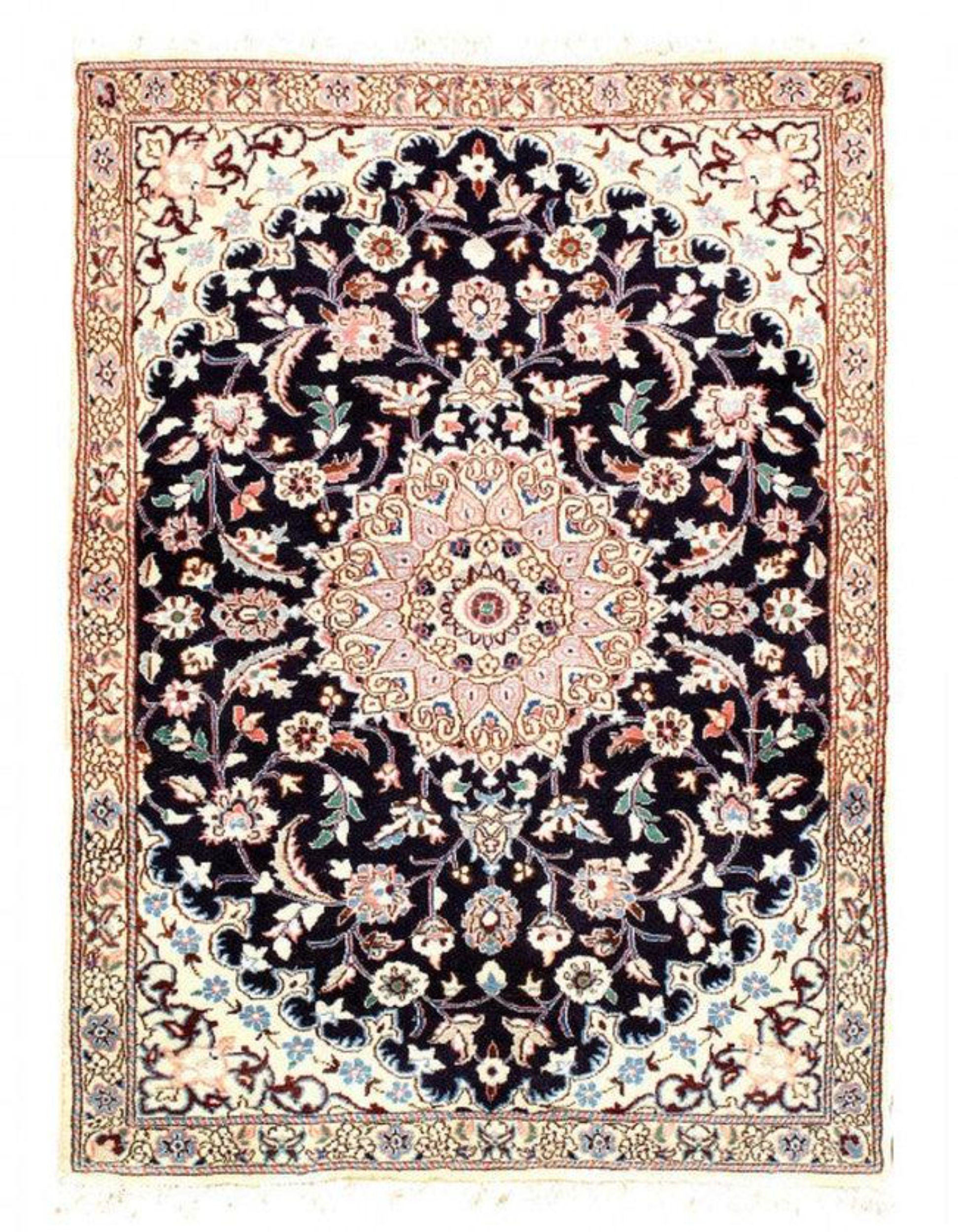 Isabelline Senapon Oriental Handmade Rectangle 2'11" x 4'1" Cotton/Wool ...