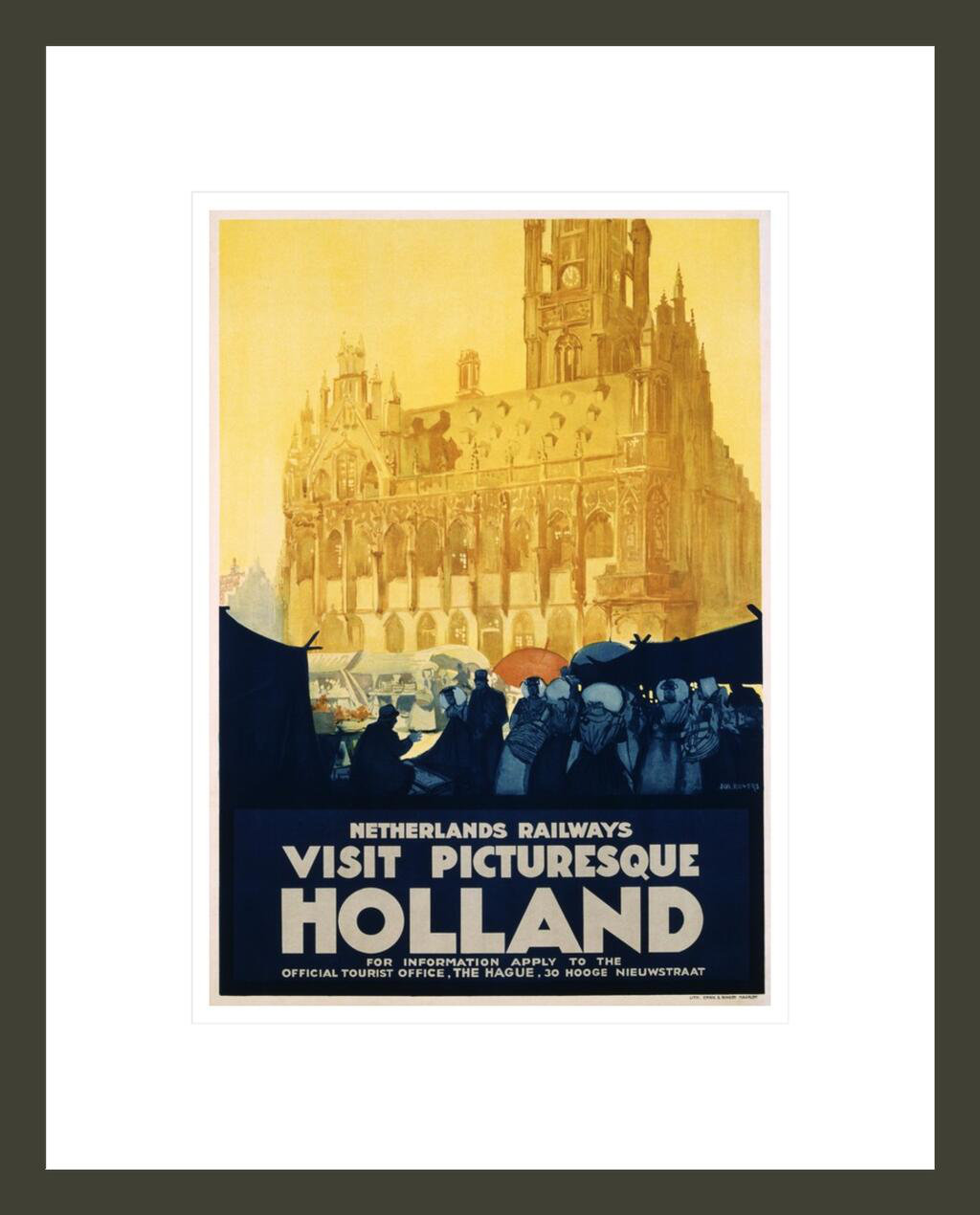 1000Museums Visit Picturesque Holland Poster by Joseph Rovers -Framed ...