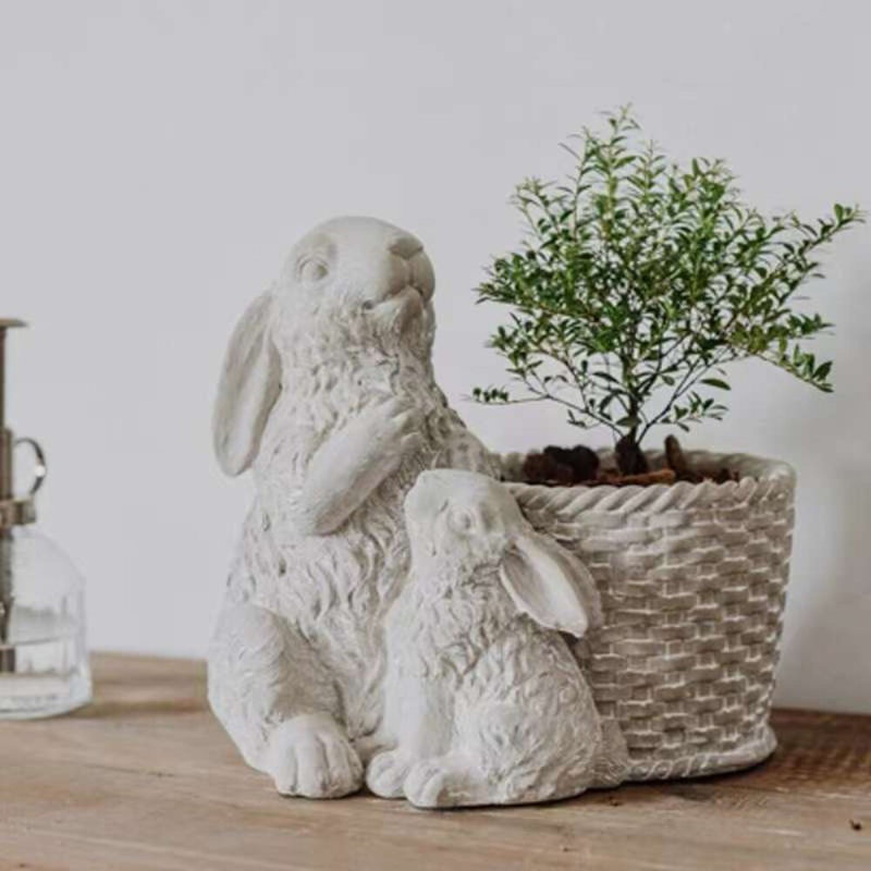 August Grove® Blanchie Cement Statue Planter | Wayfair
