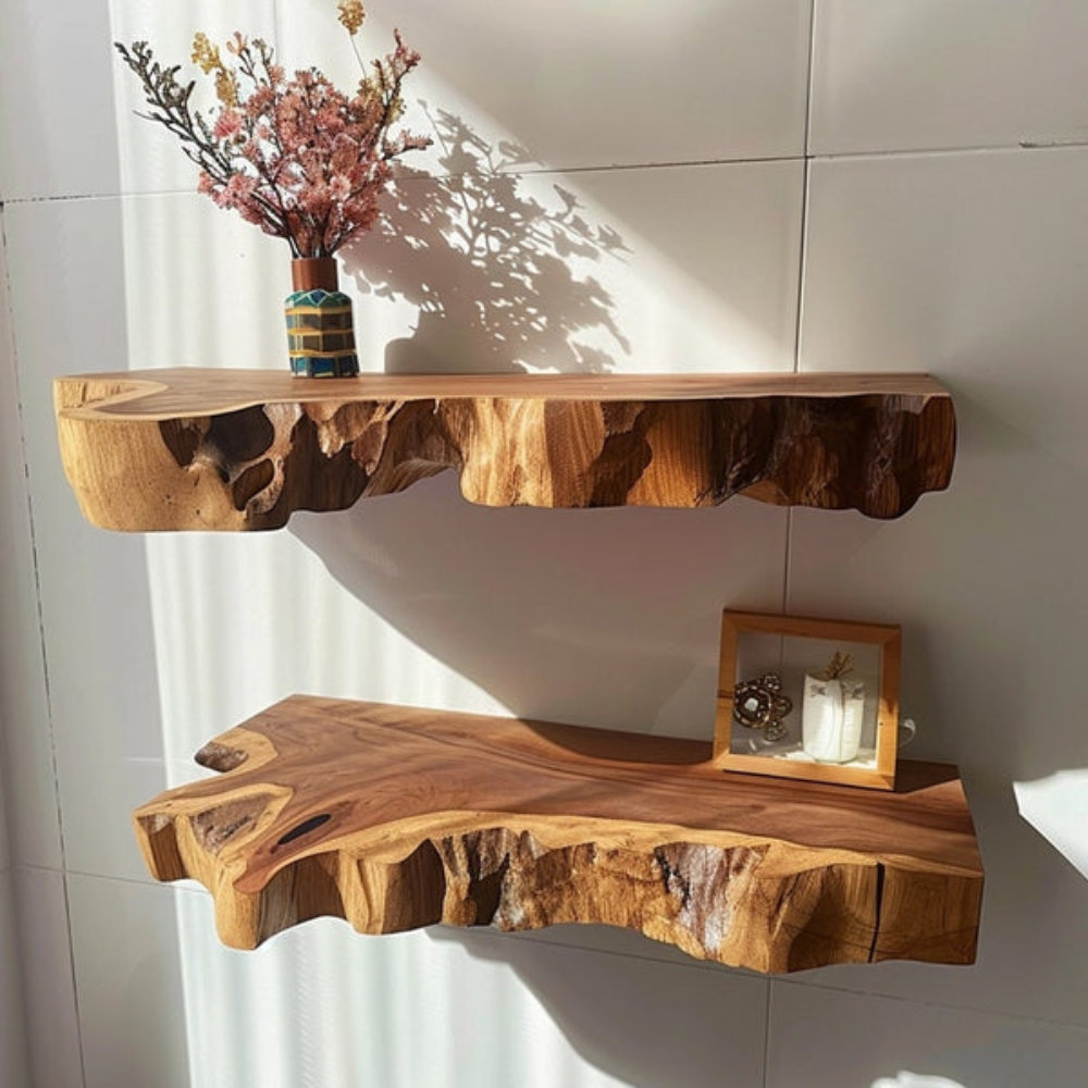 Loon Peak® Jovanah Wood Floating Shelf | Wayfair