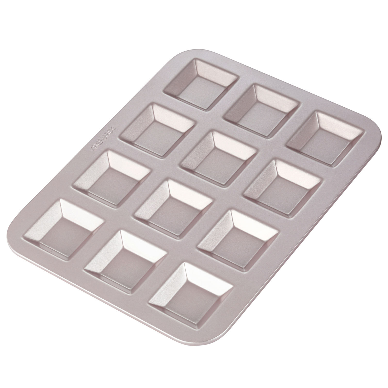 CHEFMADE 12 Cavity Square Financier Cake Pan | Wayfair