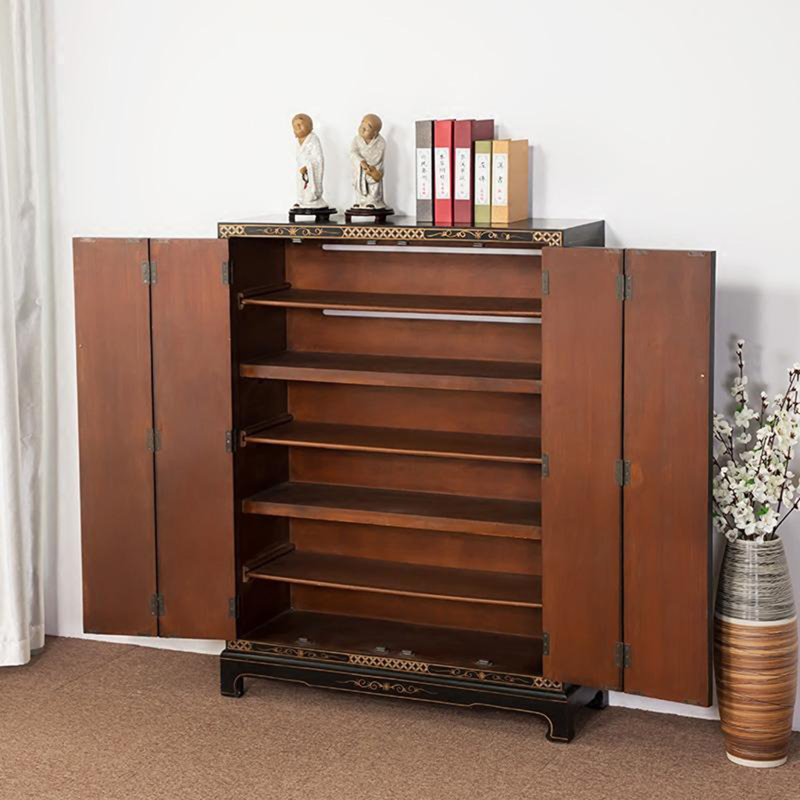 DICIXA Classic Solid Wood Locker Shoes 30 Pair Shoe Storage Cabinet ...