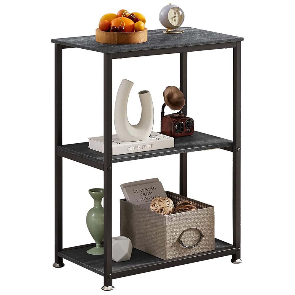 17 Stories Tall End Side Table,30" Height Nightstand With 3-Tier ...