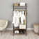 FURNOLD 60cm Industrial Heavy Duty Metal Open Wardrobe With Shelves ...