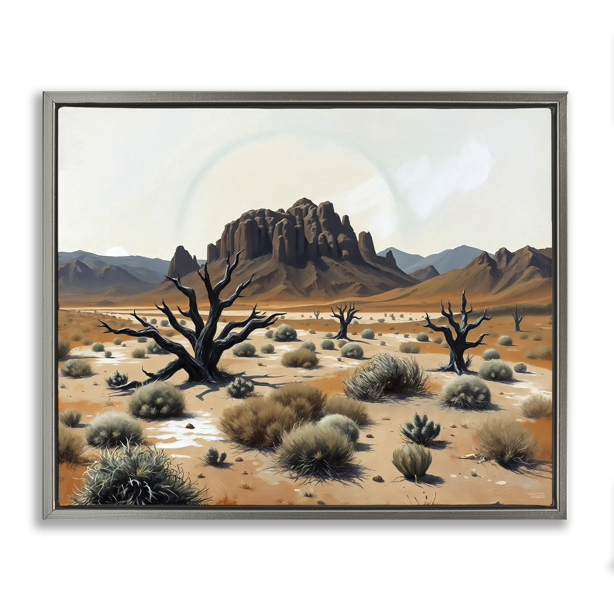 Latitude Run® Cottonwood Desert Mesas Floating Frame, design by Tabz ...