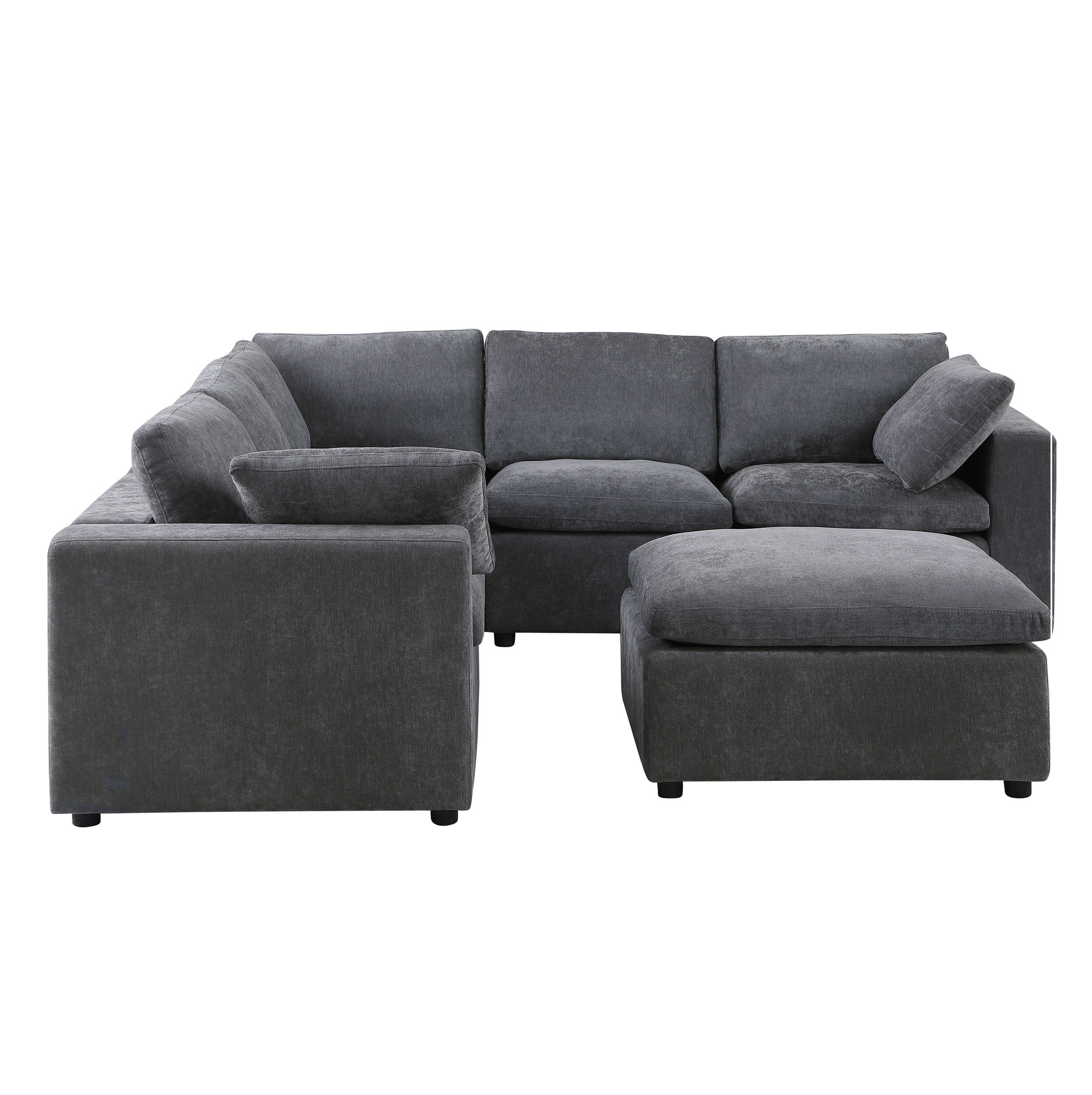 Latitude Run® 6 Seat Modular Sectional Sofa Couch, Modular Sectionals ...