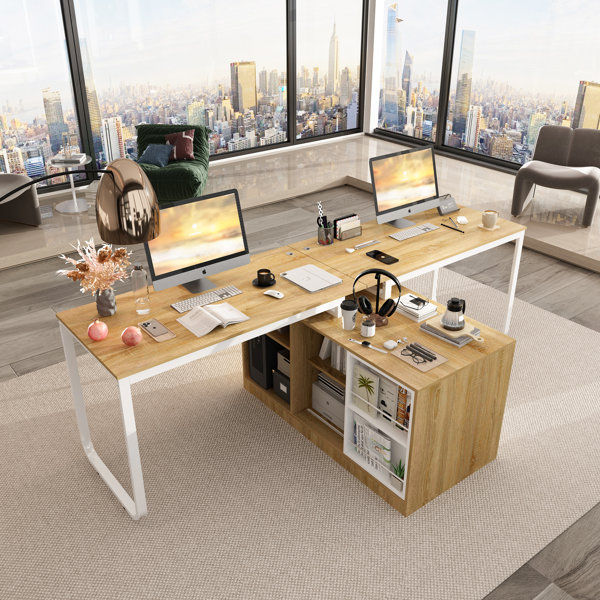 Double & Two Person Desks You'll Love