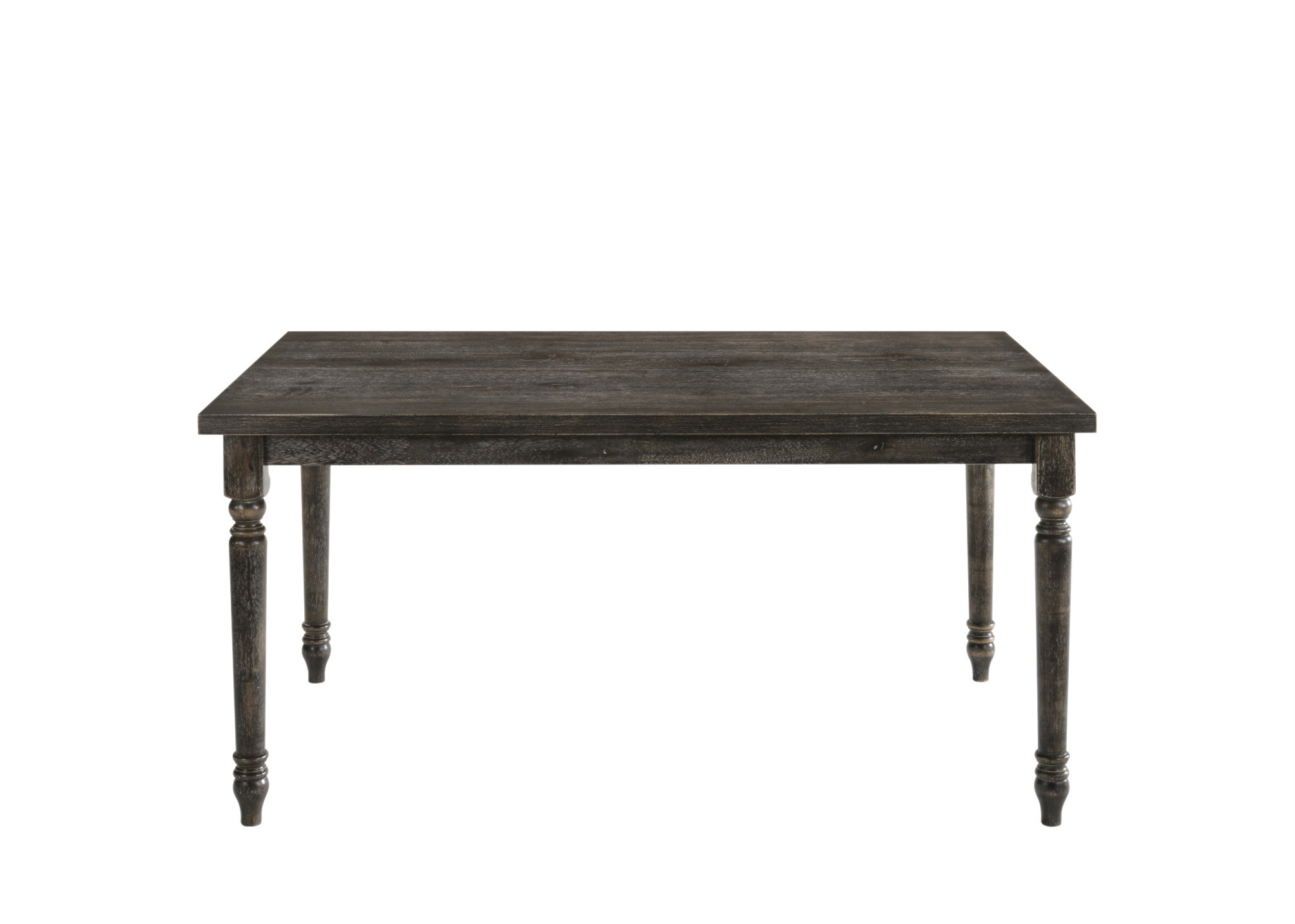 Ophelia & Co. Claudia II Weathered Gray Finish Dining Table | Wayfair