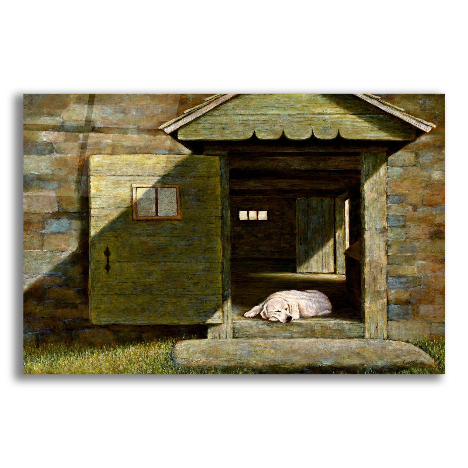 George Oliver 'The Sixth Hour' by Michael Fratrich Acrylic Glass Wall ...