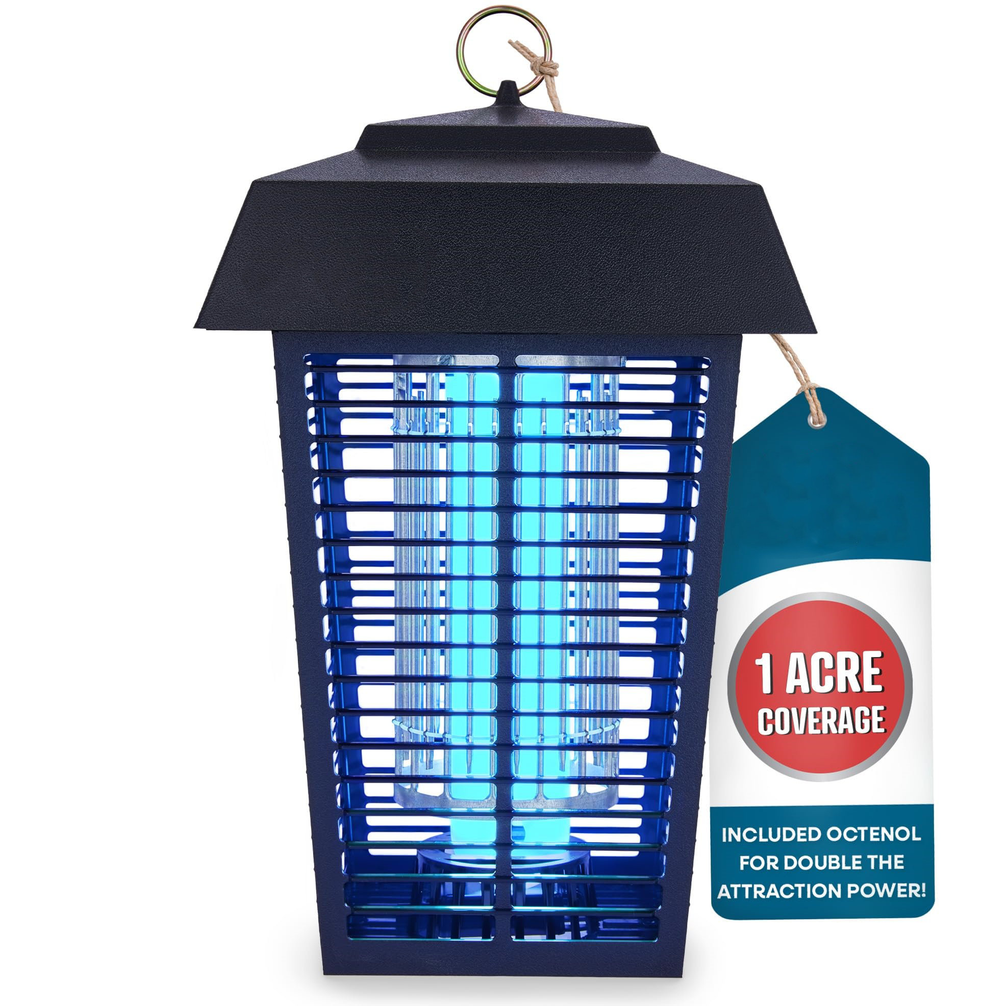 BEACHWATER POOL & SPA, LLC Bug Zapper, 1 Acre Of Outdoor Coverage With Powerful 40W Bulb & 5600V ...