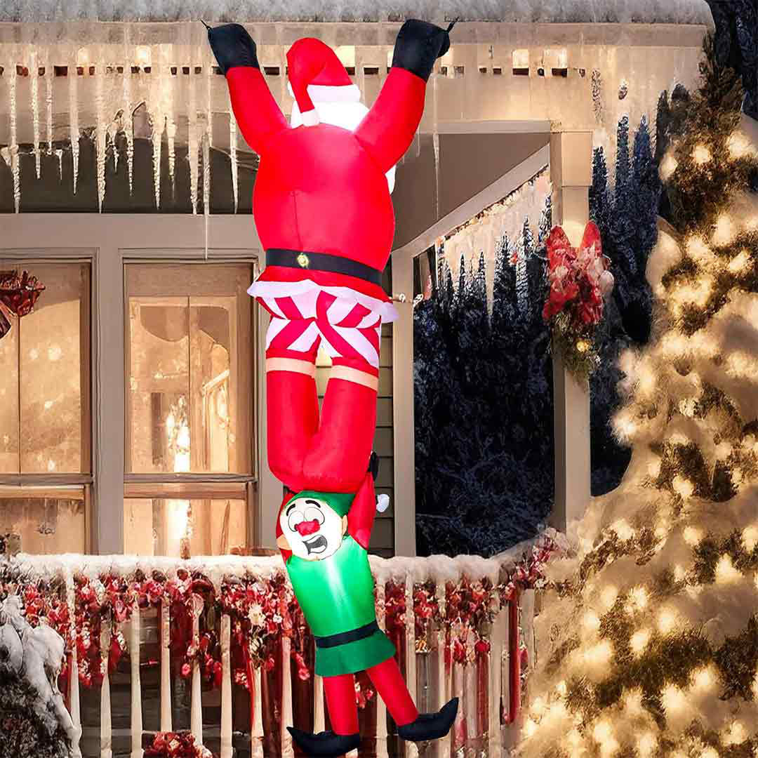 The Holiday Aisle® 8 FT Hanging Christmas Inflatables Decoration ...