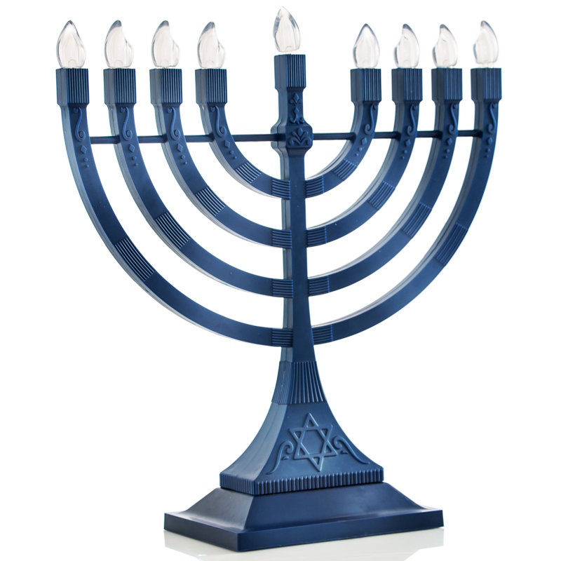 The Holiday Aisle® Classic LED Menorah & Reviews | Wayfair