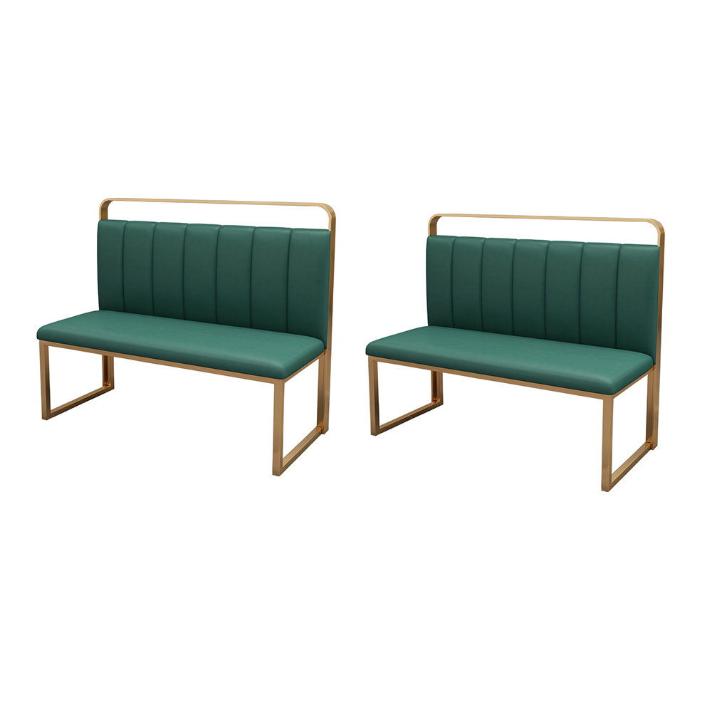 Canadian Linen Nordic modern light luxury restaurant cafe benches | Wayfair
