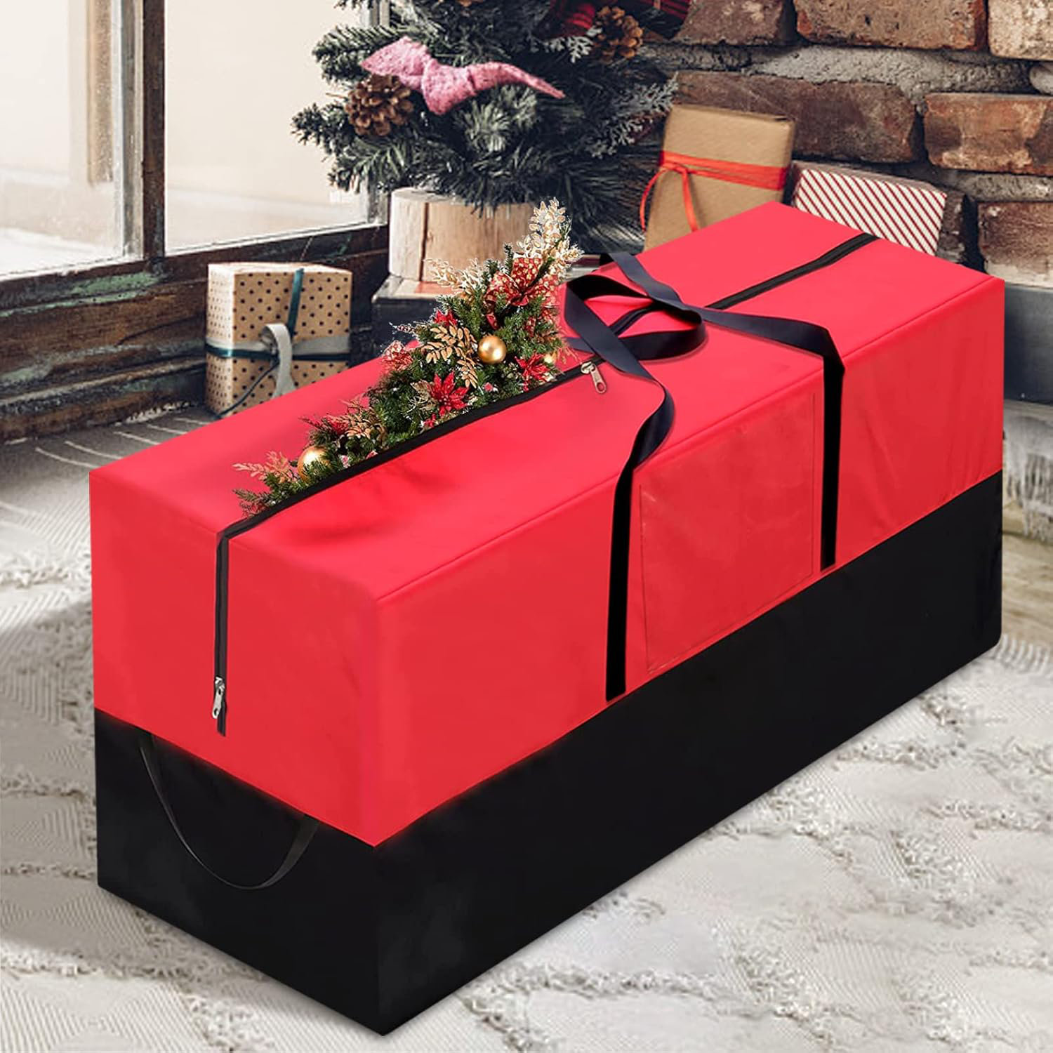 The Holiday Aisle® Christmas Tree Storage Bag, Fits Up 10 Ft Tall ...