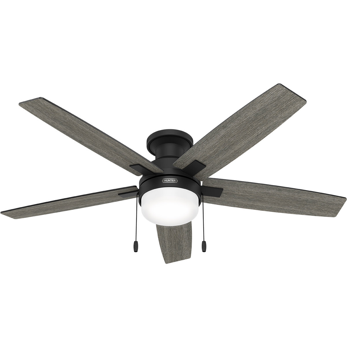 Hunter Fan Hunter 52 Inch Anisten Low Profile Ceiling Fan With Lights ...