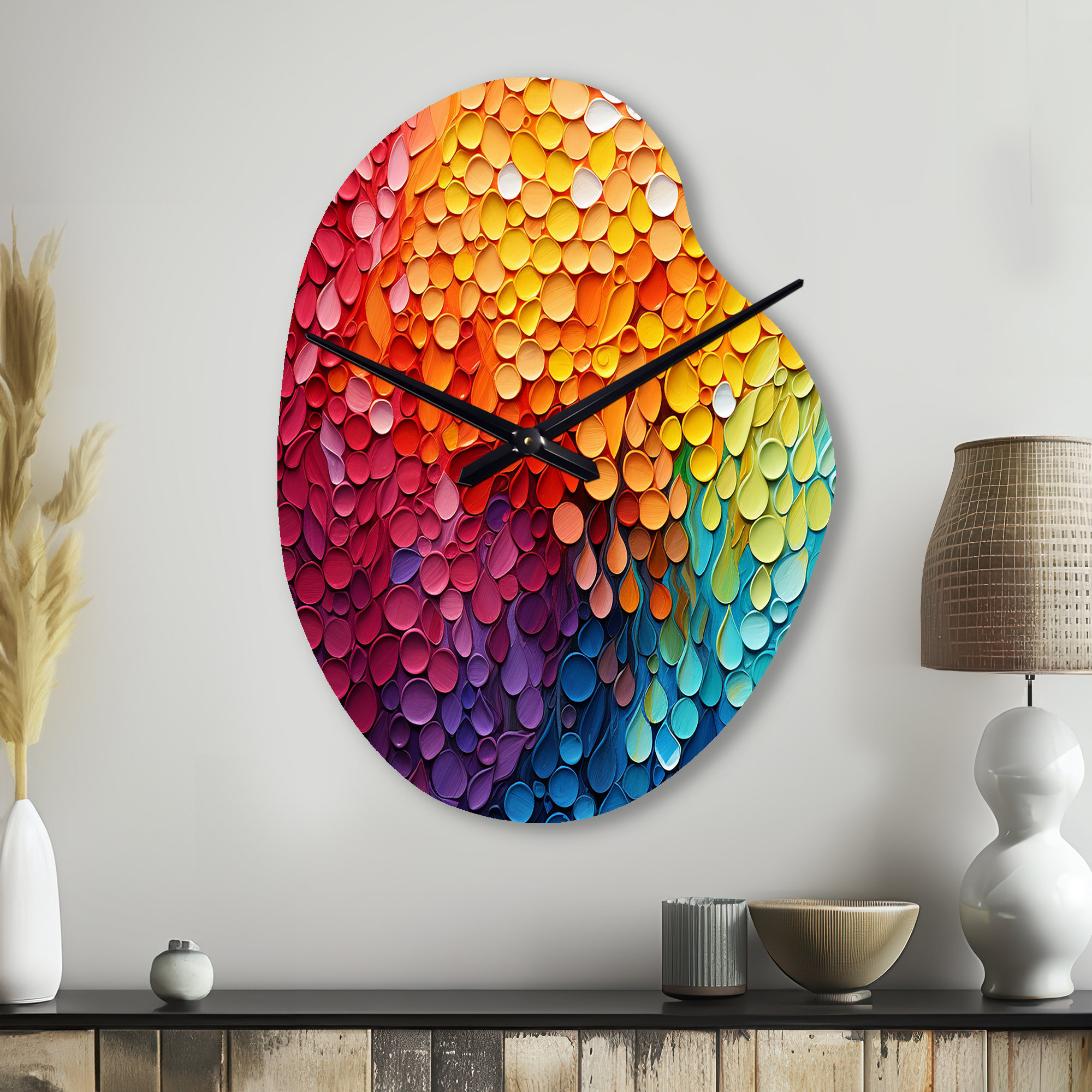 Design Art Hardedge Art Contrasting Cadence I - Hard Edge Painting ...