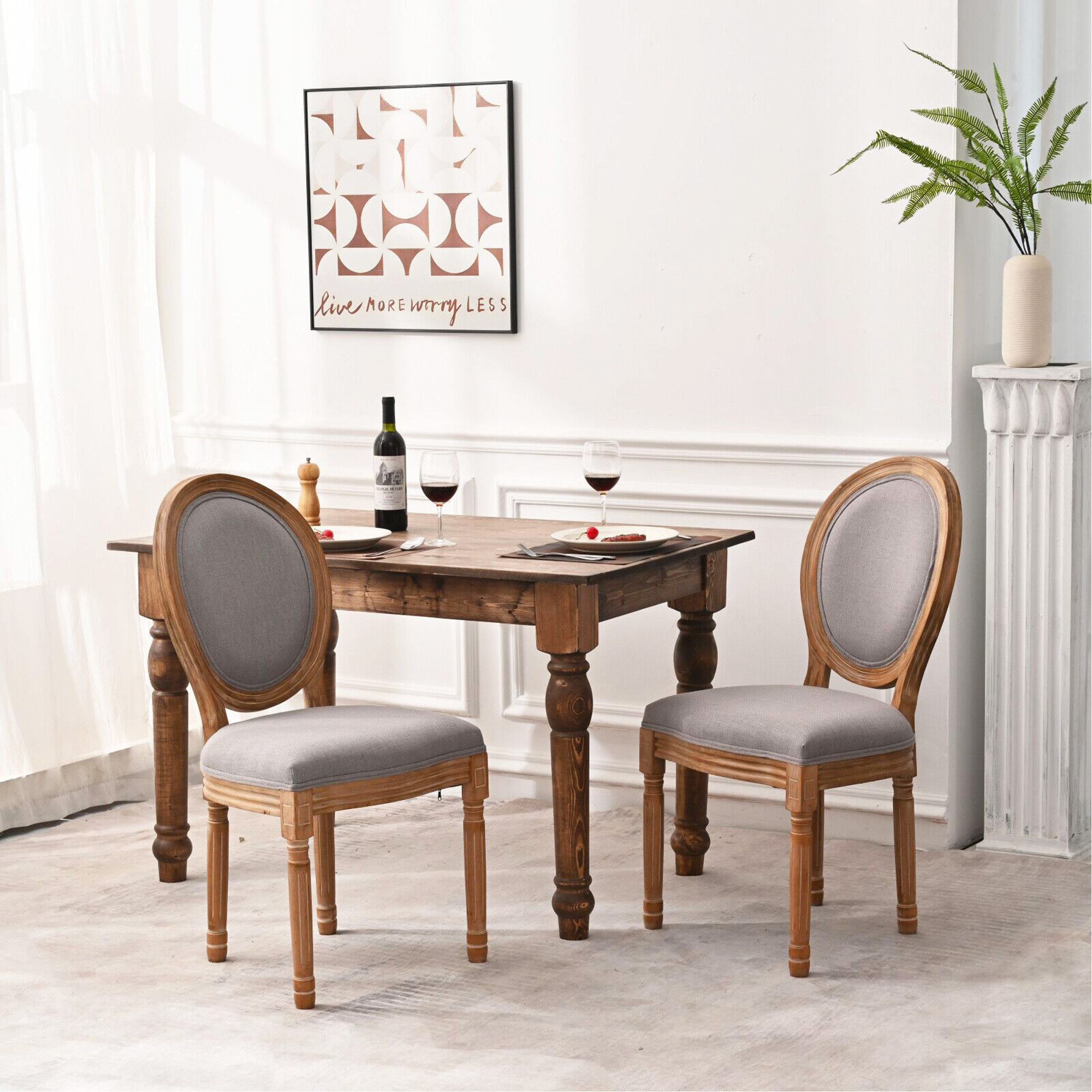 Ophelia & Co. Charming French Country Dining Chairs Set Of 2 For ...