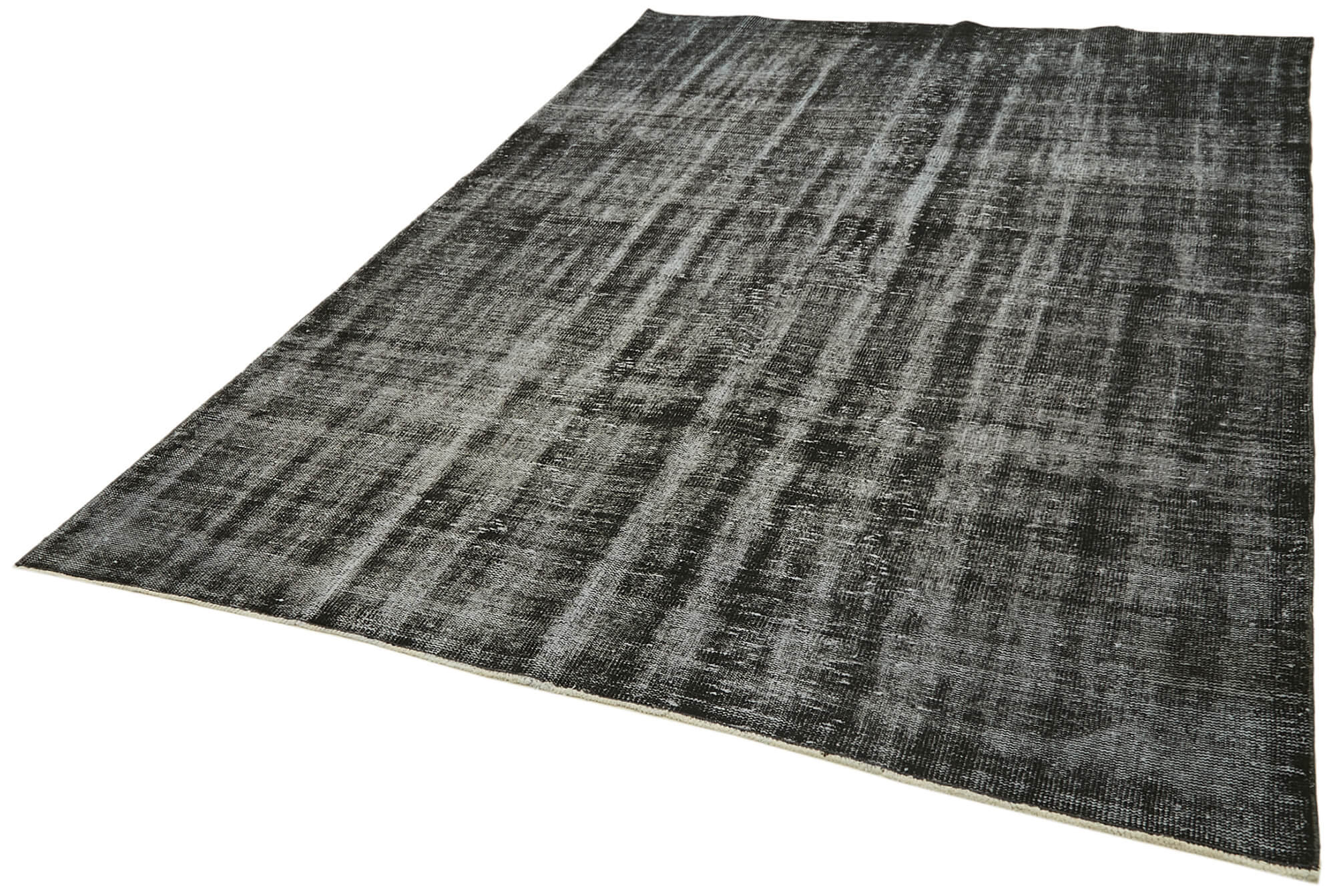 Williston Forge Hui Black Vintage Wool Handmade Area Rug | Wayfair
