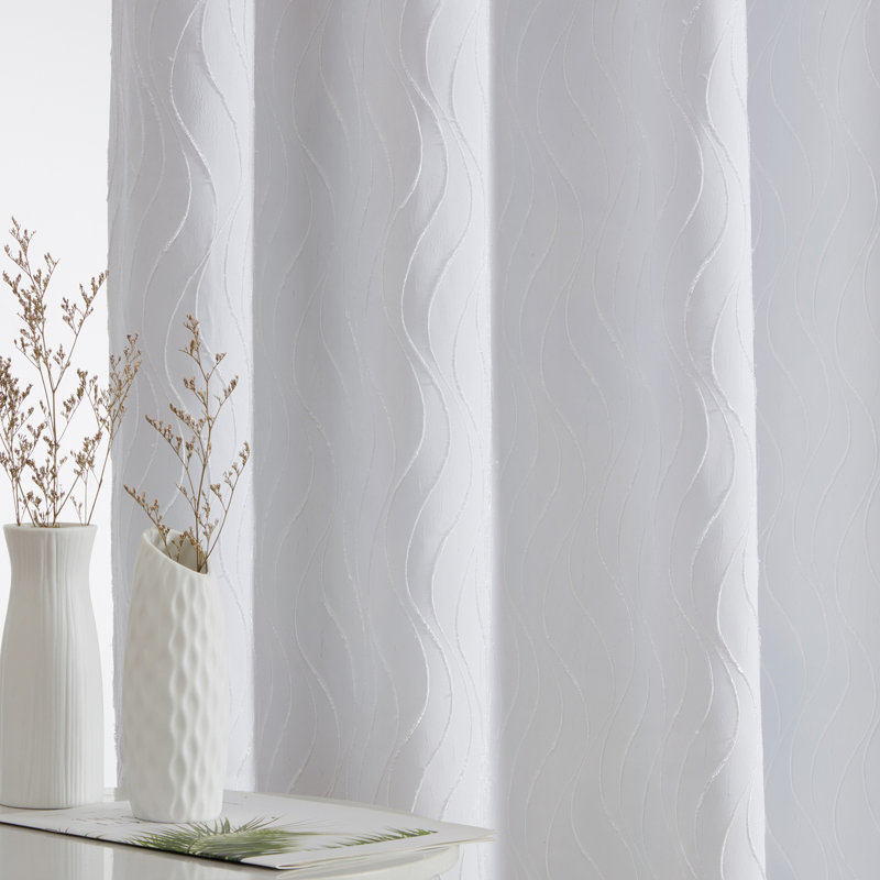 Canora Grey Farnham Polyester Curtain Pair & Reviews | Wayfair
