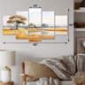 August Grove® Beige African Safari Landscape III - Africa Multipanel ...