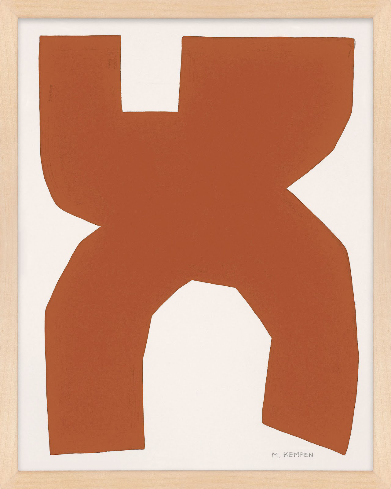 AllModern Terra Cotta 1 By Michael Kempen - Framed Wall Art | Wayfair