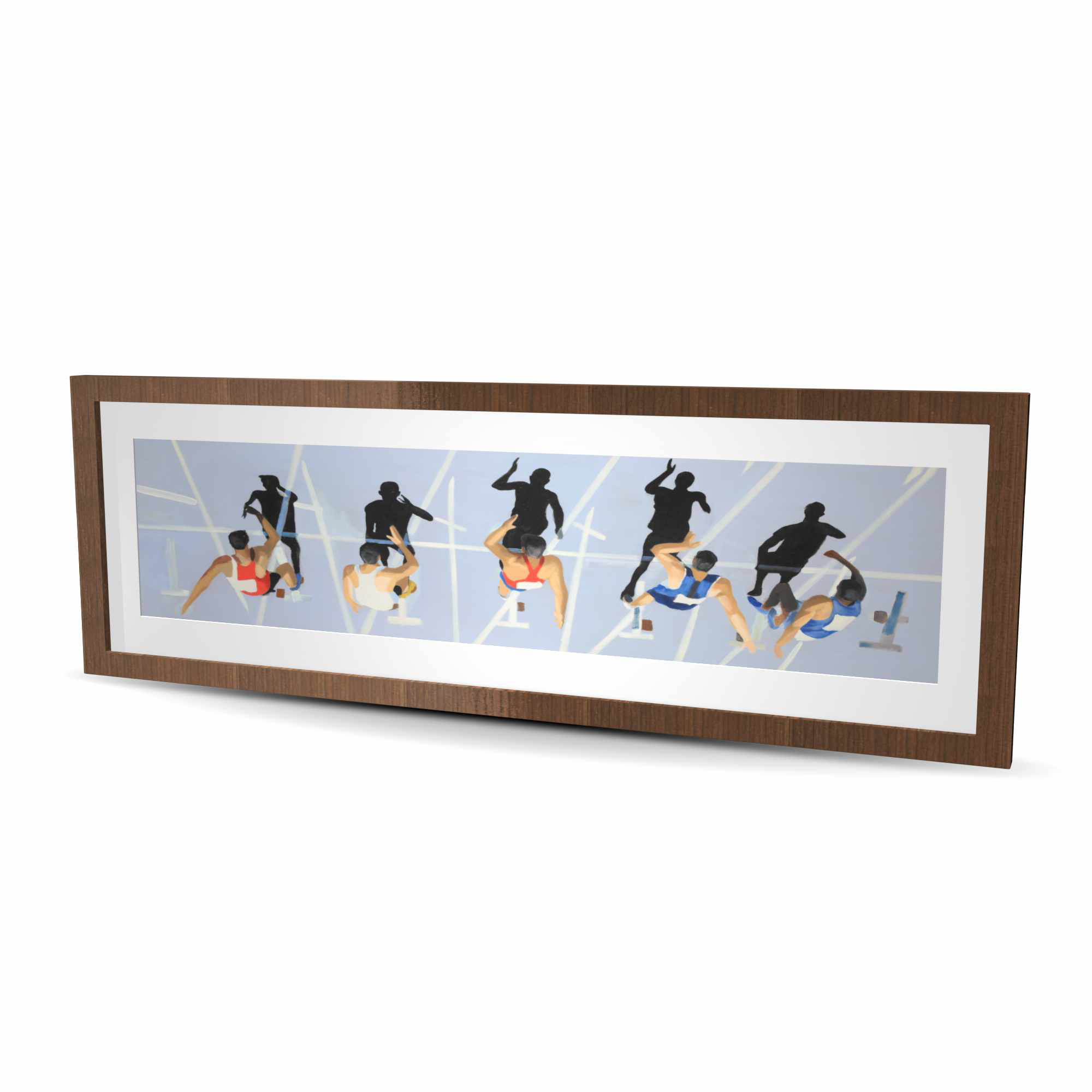 Lark Manor™ On your marks, get set, go! - Beige Hobbies Framed Print ...