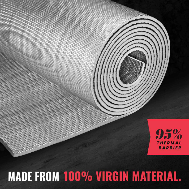 SEALTECH Reflective Insulation Roll Soundproofing Thermal Shield (80 sq ...