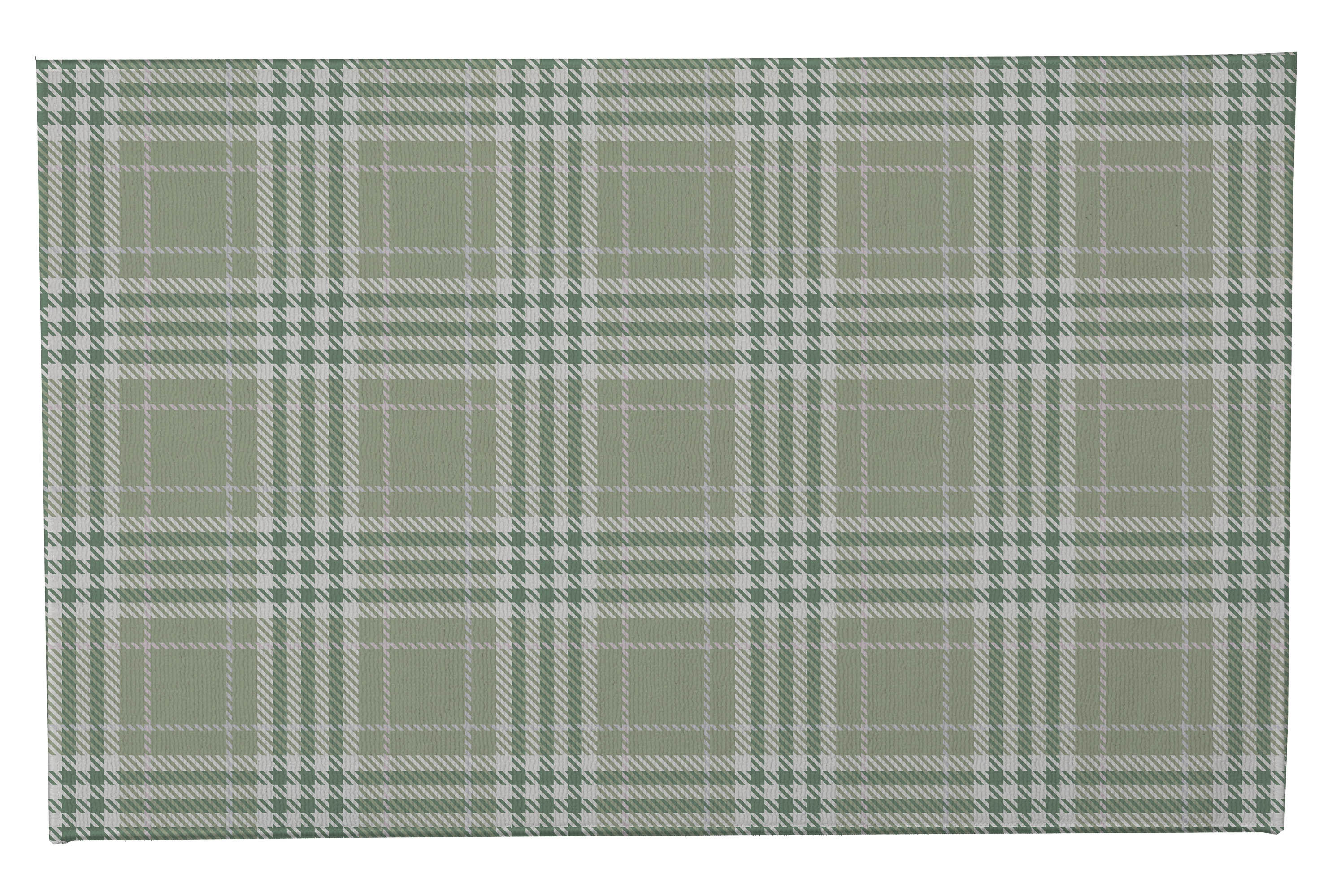 Winston Porter Christopher Plaid Non-Skid Bath Mat | Wayfair