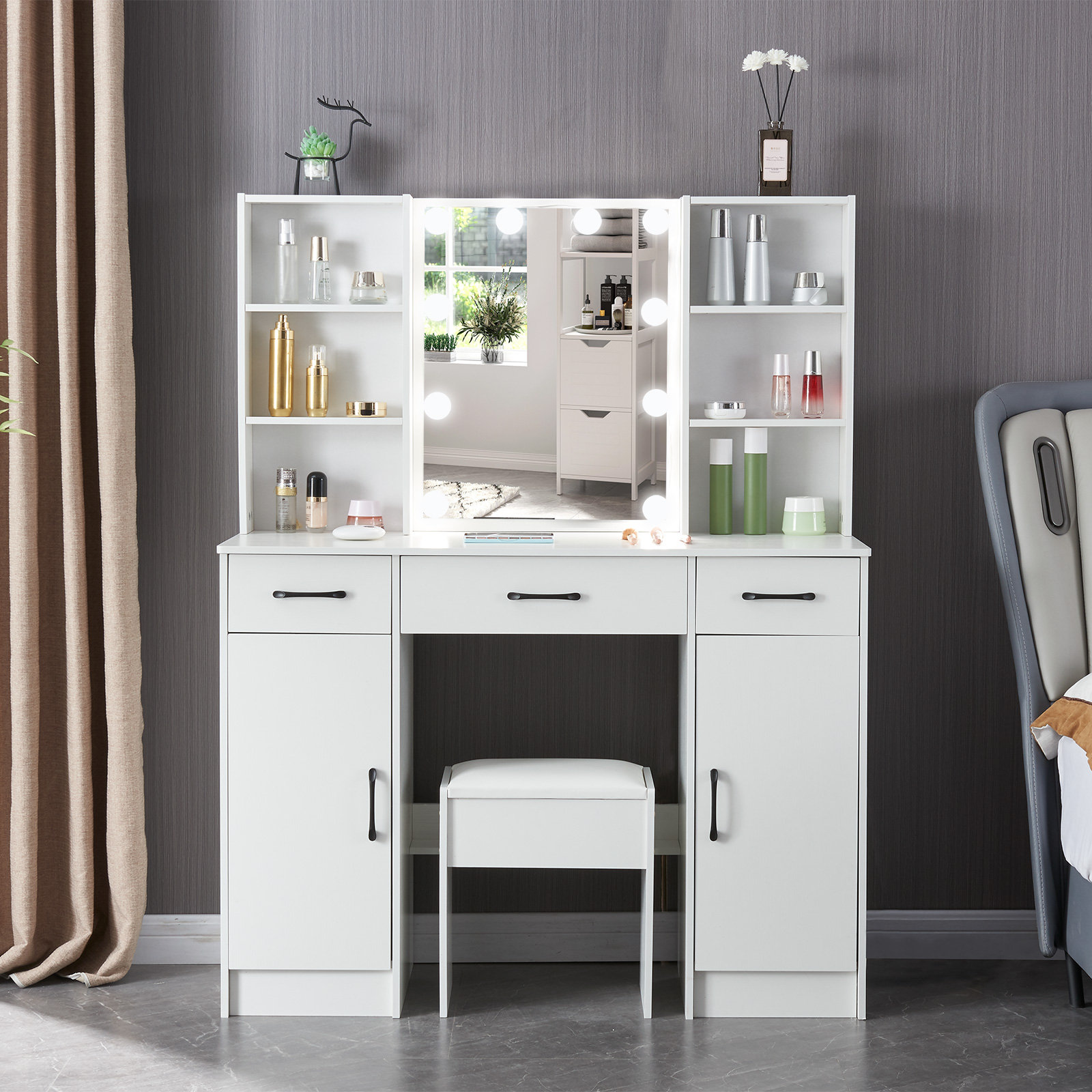 Latitude Run® Loxi Vanity | Wayfair