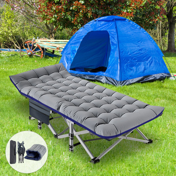 JTANGL Portable Travel Camp Cots With Pearl Cotton Pad For Home/Office ...