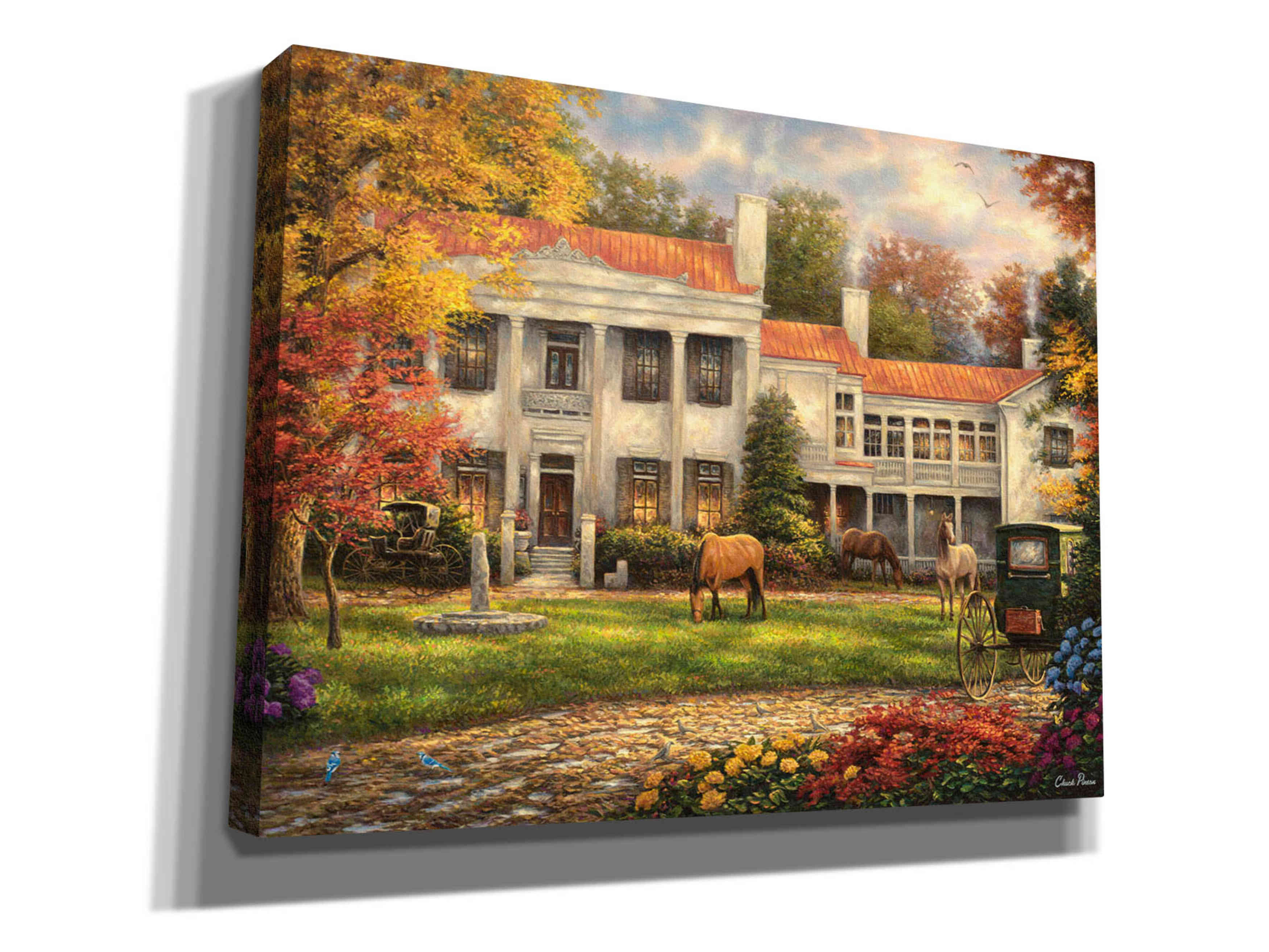 August Grove® Autumn Afternoon at Belle Meade by Chuck Pinson - Wrapped ...