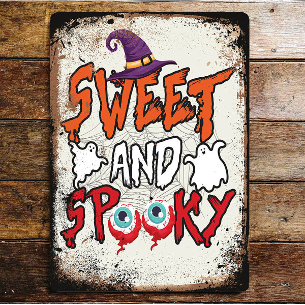The Seasonal Aisle Halloween Sweet and Spooky Wall Décor | Wayfair.co.uk
