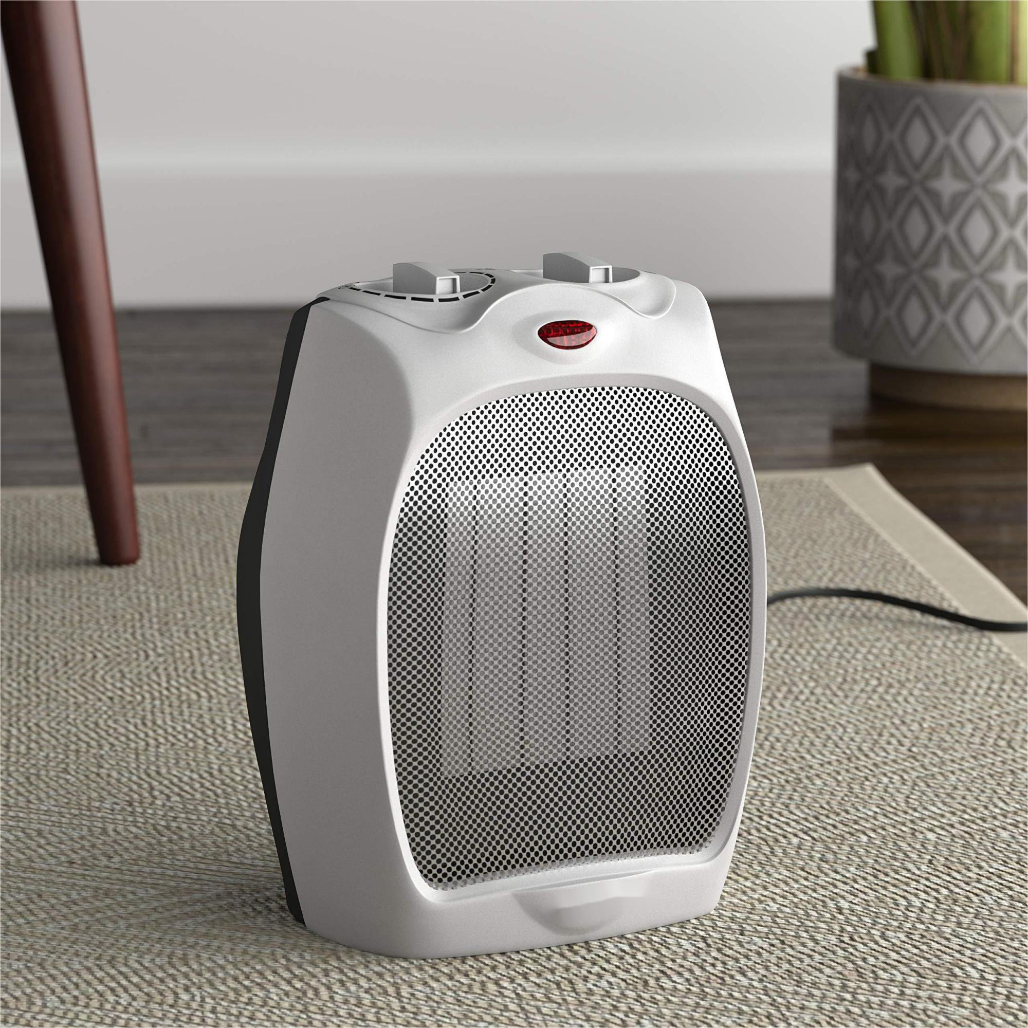 Color Of The Face Home 1500 Watt 9000 BTU Electric Compact Space Heater ...