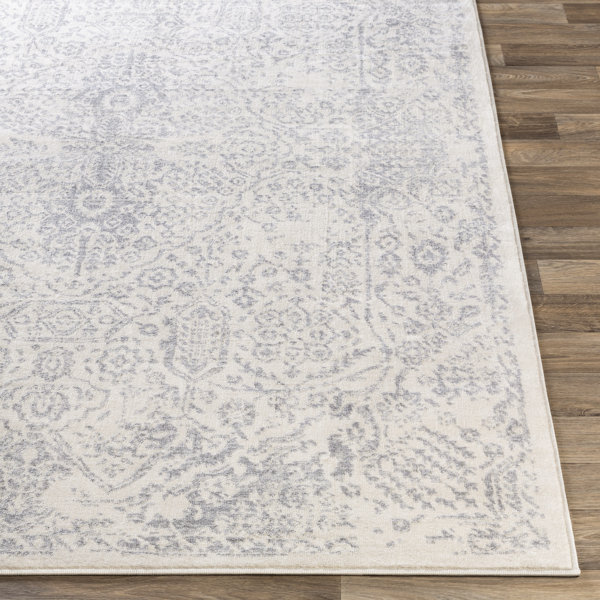 Mistana™ Shyann Oriental Gray/White Area Rug & Reviews | Wayfair