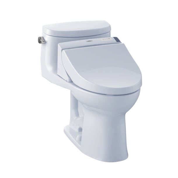TOTO Supreme® II 1.28 GPF Elongated Chair Height Floor Mounted Bidet ...