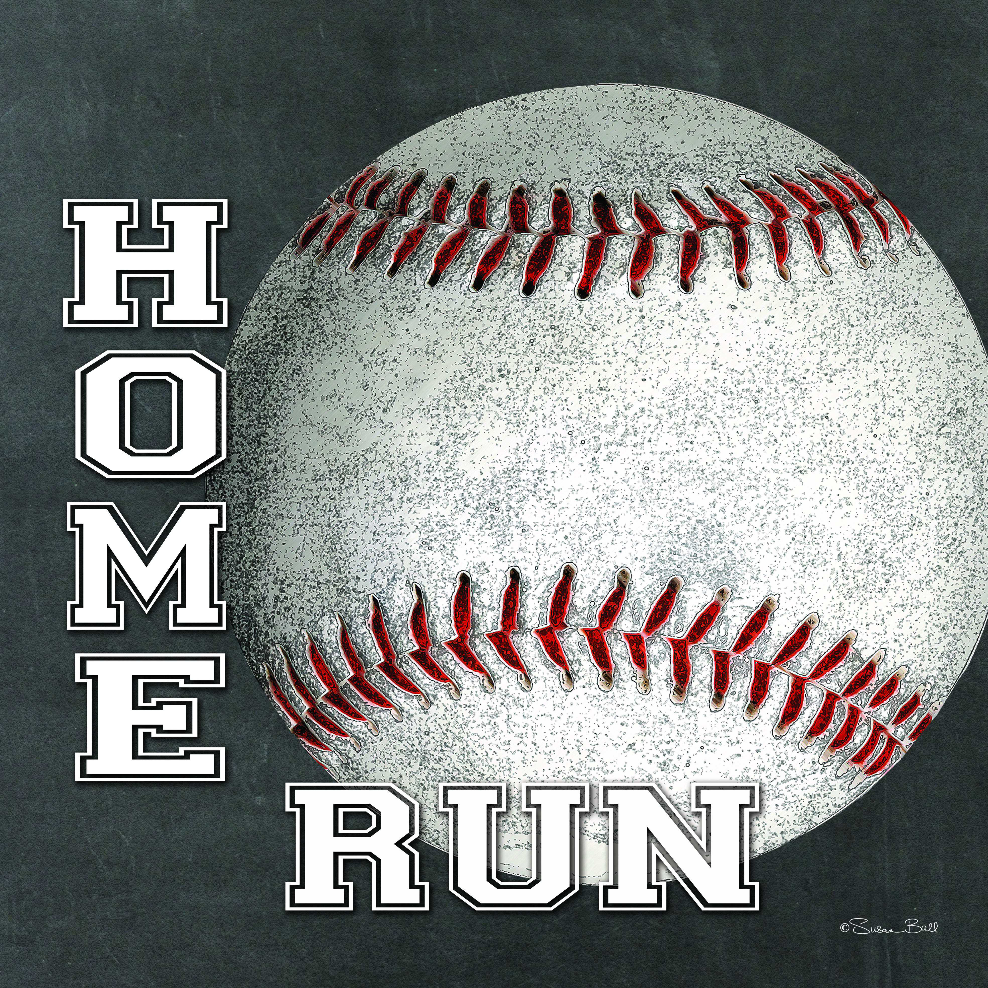 Ebern Designs Quintez Home Run - Wrapped Canvas Print | Wayfair