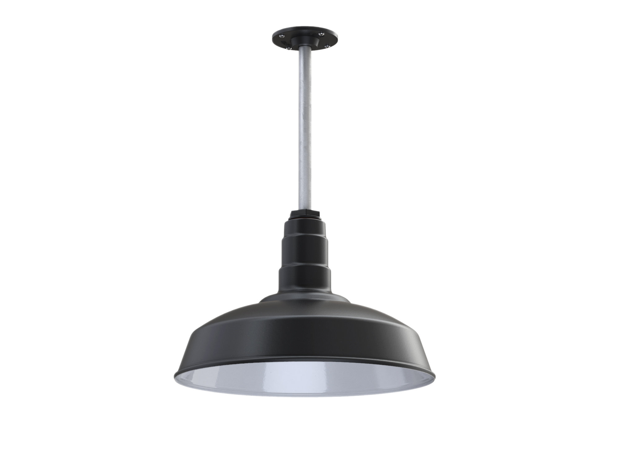 Breakwater Bay Carson - Steel Ceiling Light - Matte Black - Wayfair Canada