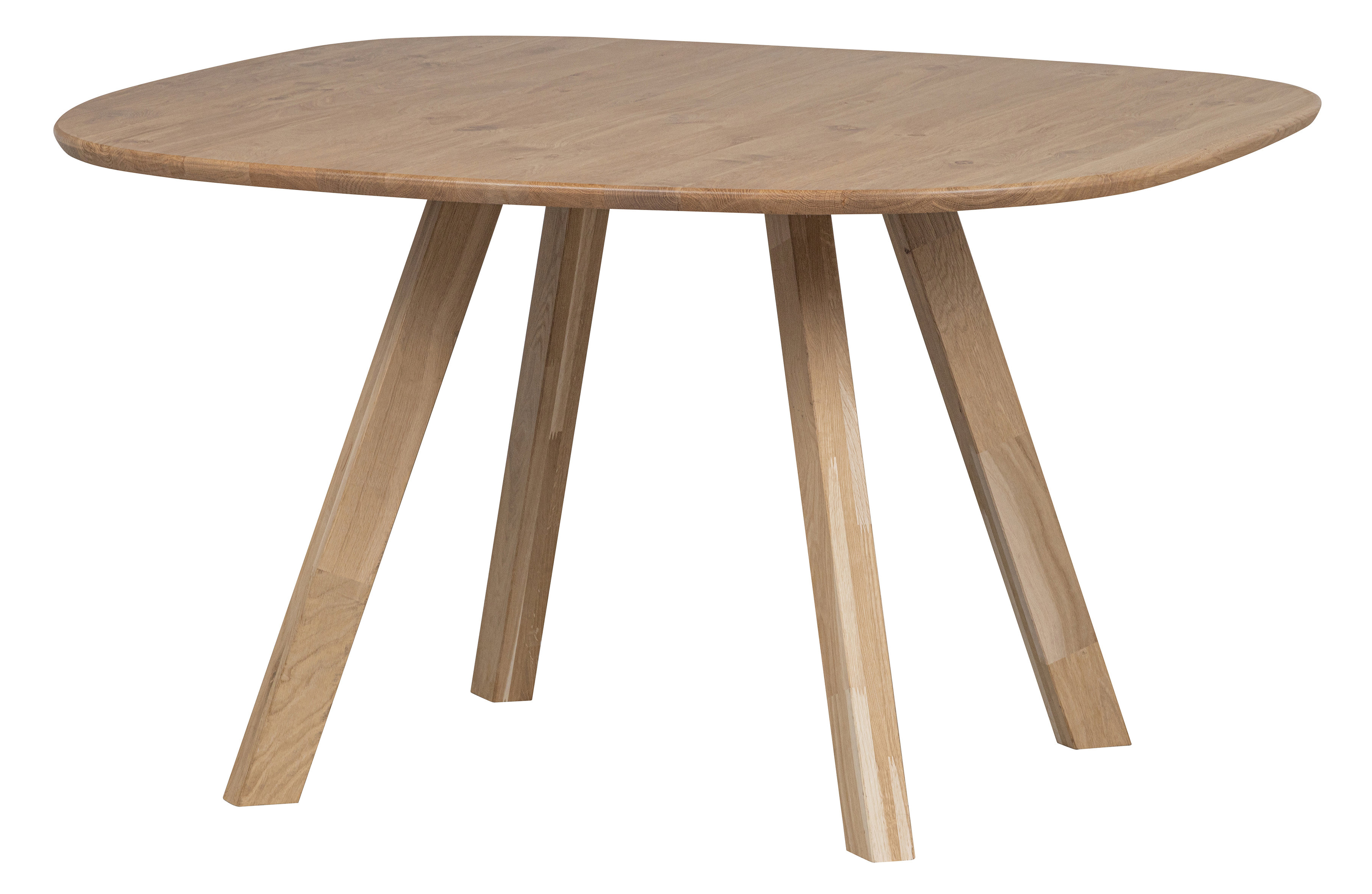 WOOOD 130 Cm Solid Oak Dining Table | Wayfair.co.uk