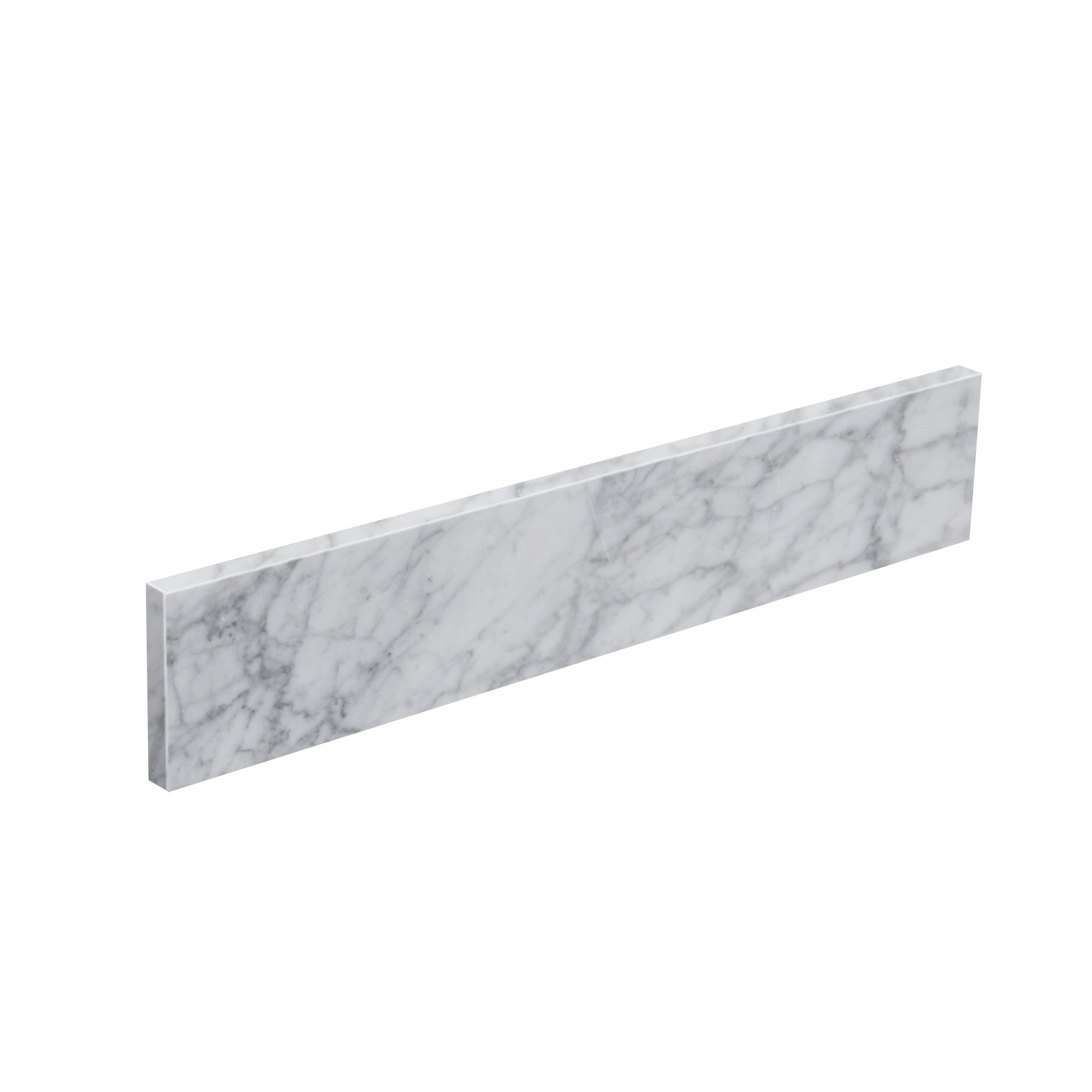 Enyibath 21" W x 4" H Carrara Marble Vanity Top Side splash | Wayfair