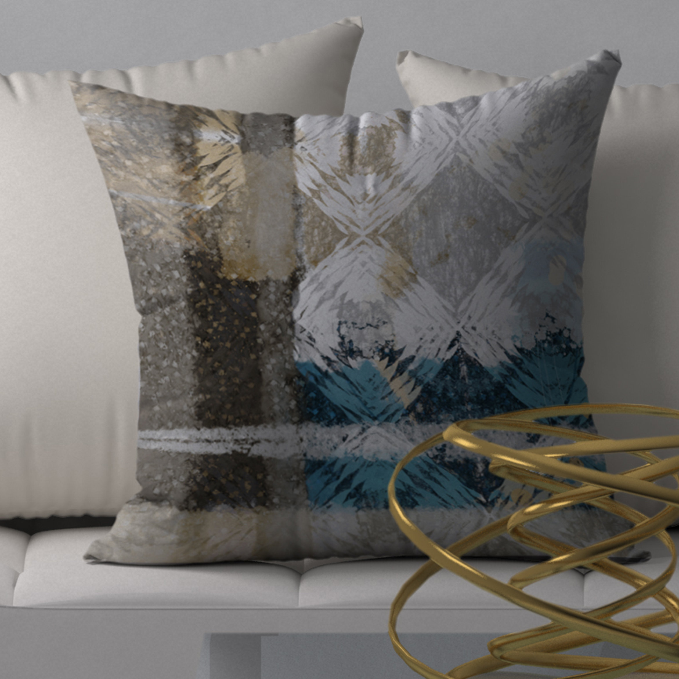 LeRoi Products Instant Eye-catching Square Pillow Cover & Insert | Wayfair