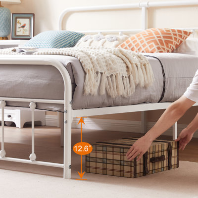 Trent Austin Design® Kempst Metal Bed Mattress Foundation with ...