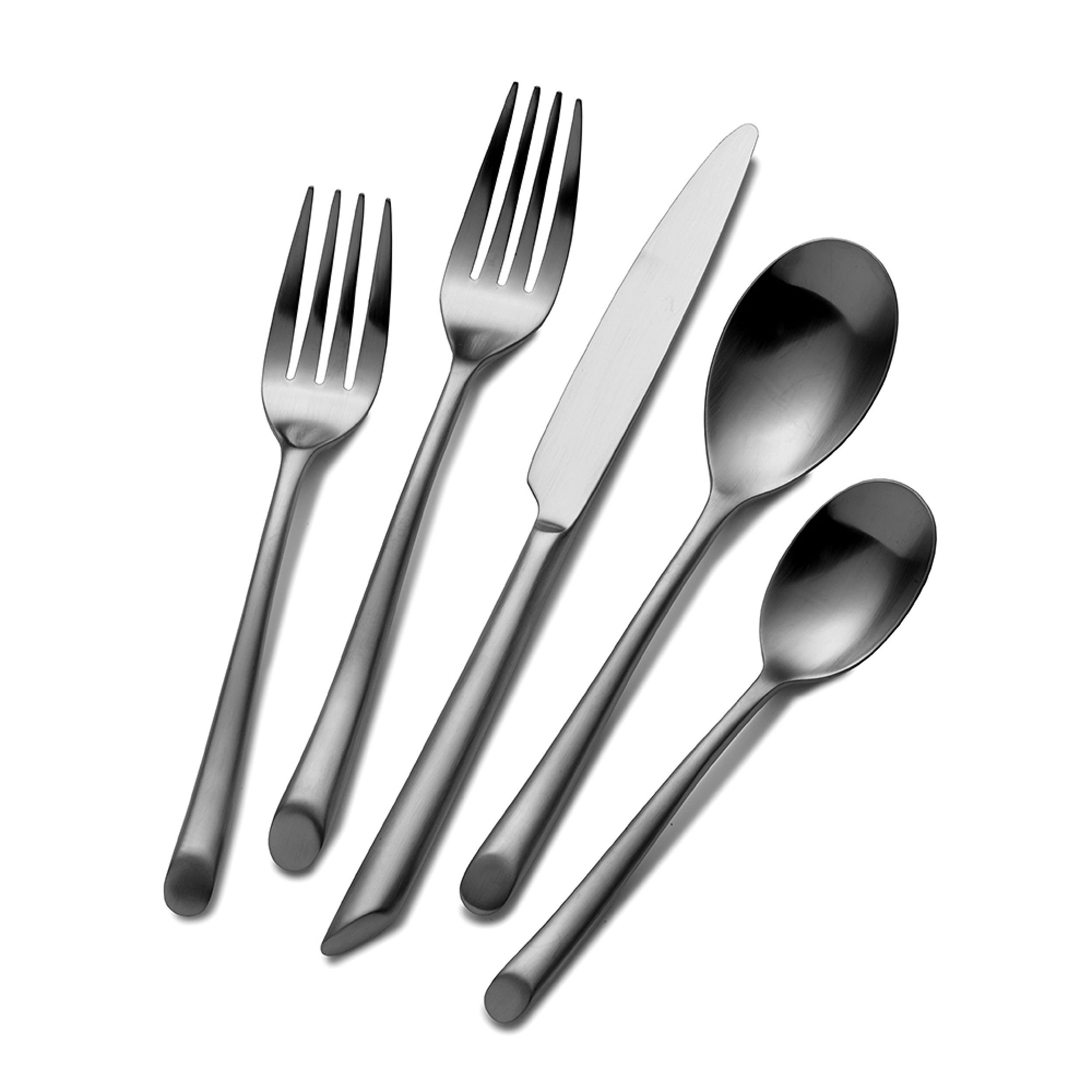 Towle Living Satin Wave 20-Piece Forged Stainless Steel Flatware Set ...