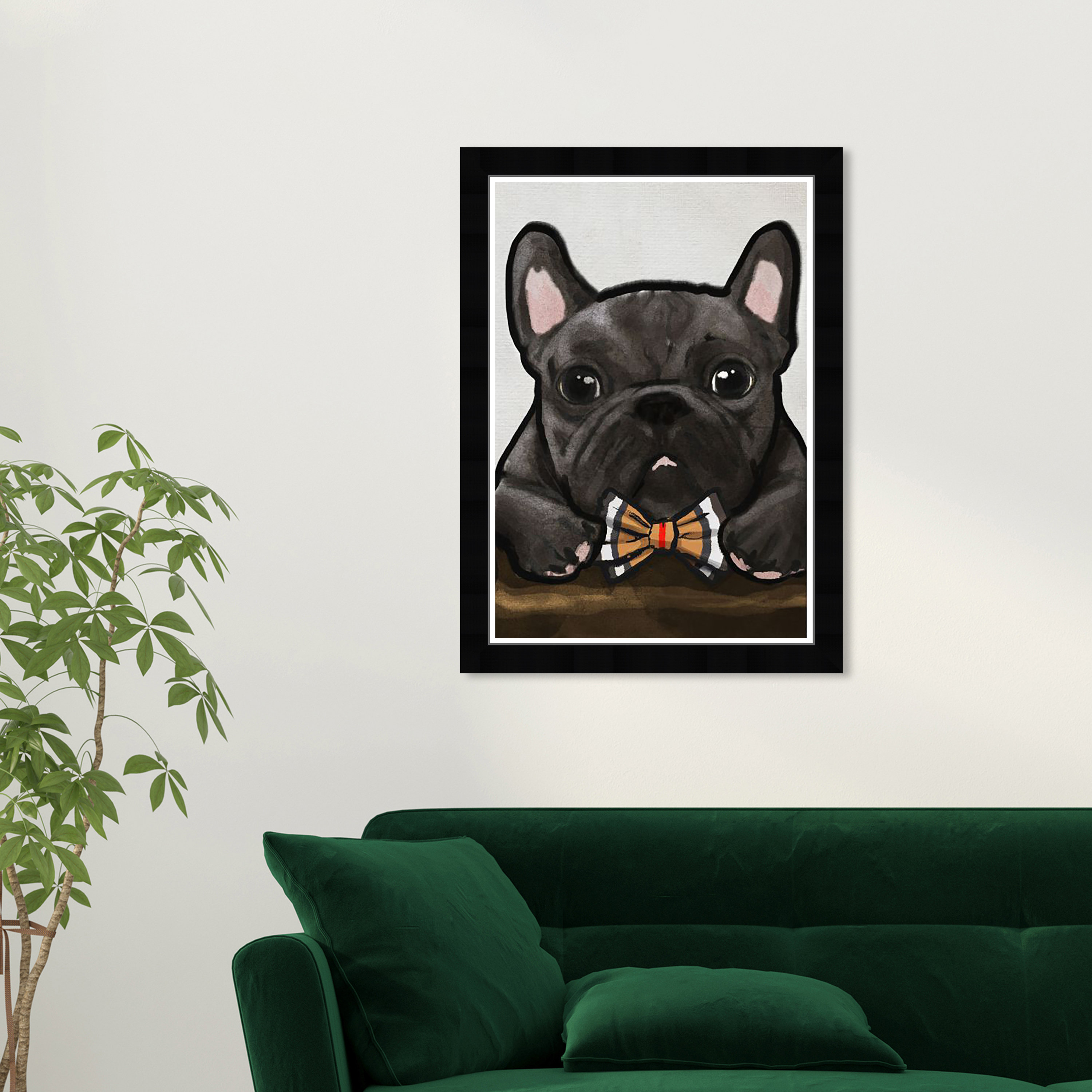 Winston Porter Prints 'Animals Elegant Frenchman Dogs And Puppies ...