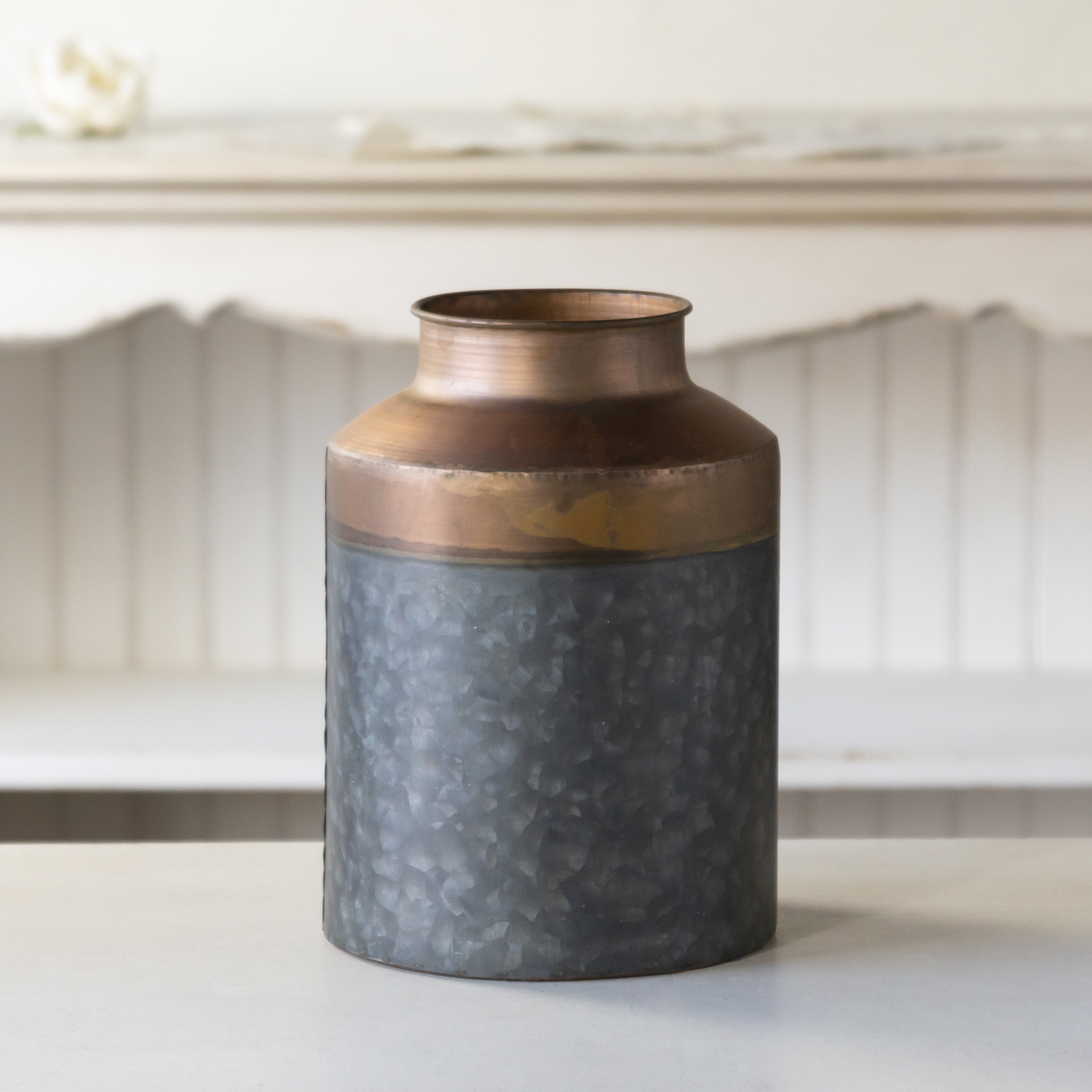 American Mercantile Handmade Metal Table Vase - Wayfair Canada