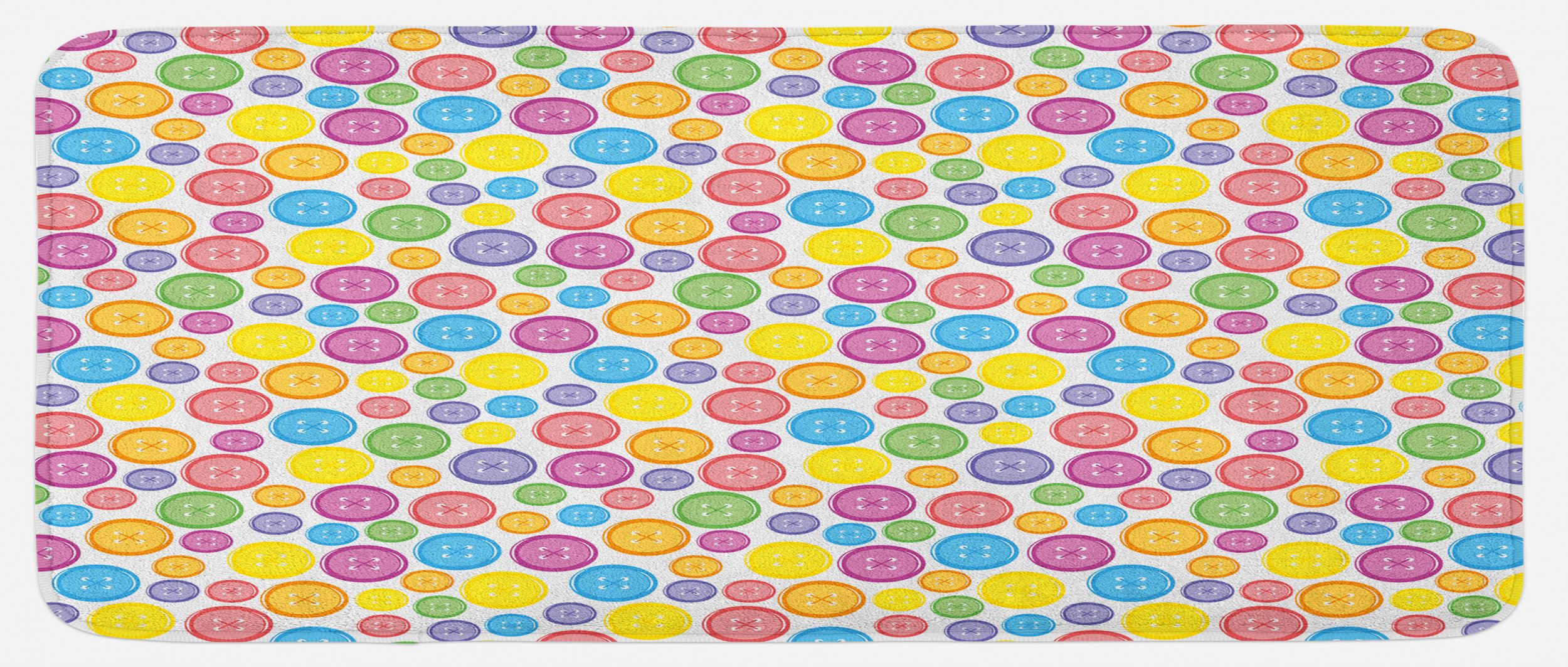 East Urban Home Circular Shaped Buttons Pattern In Various Sizes Kids ...