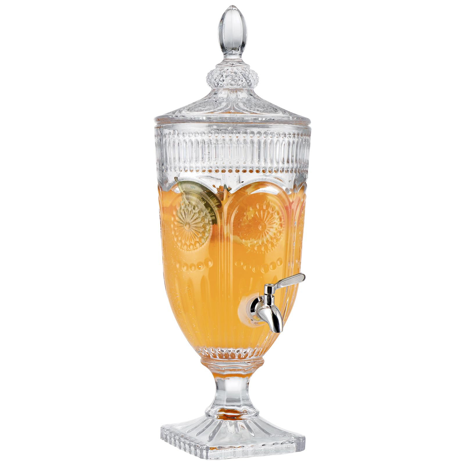 Bloomsbury Market 0.8 Gallon Glass Beverage Dispenser, Drink Serving ...