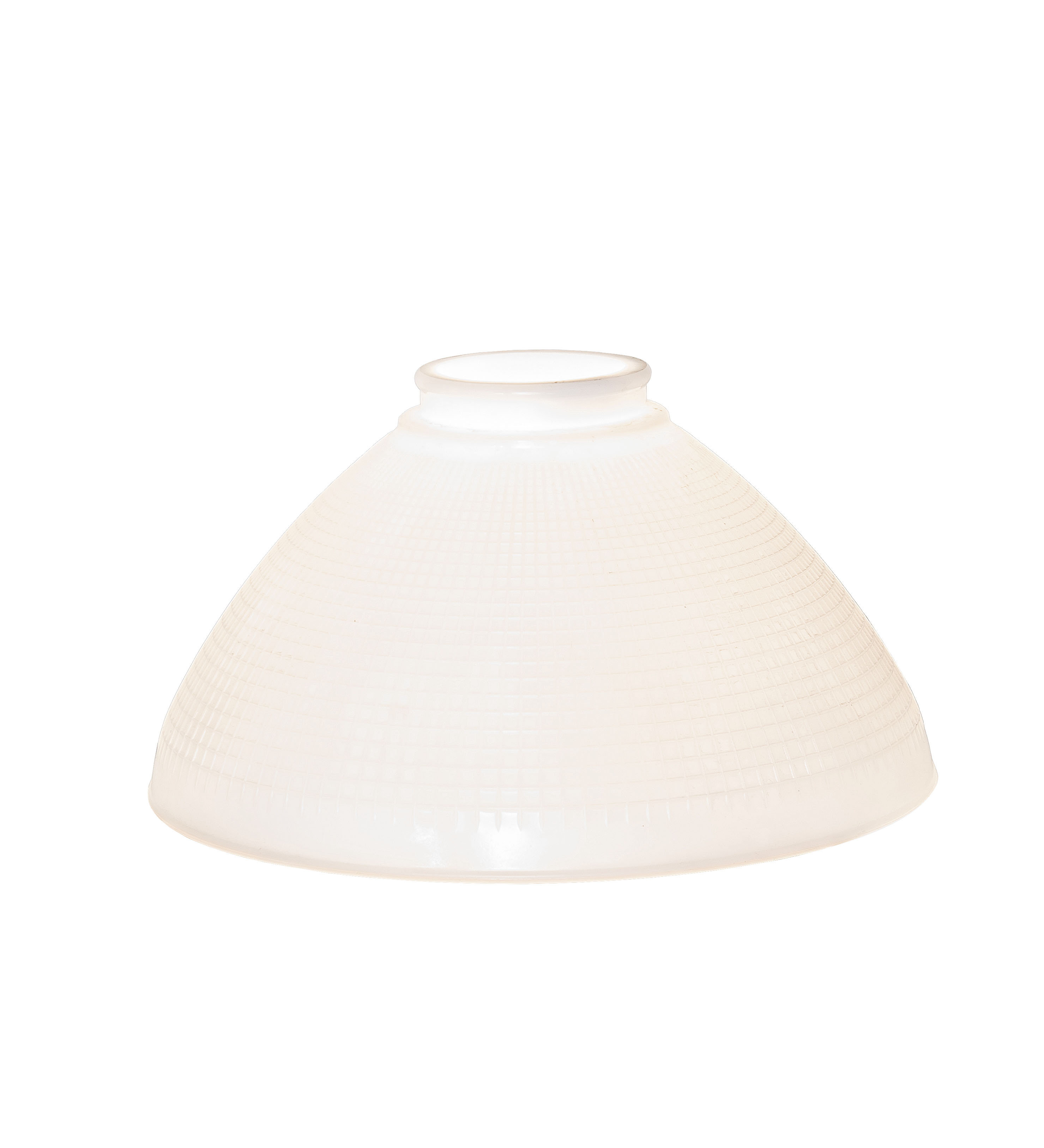 World Menagerie 10" Wide Revival White Opal Shade | Wayfair