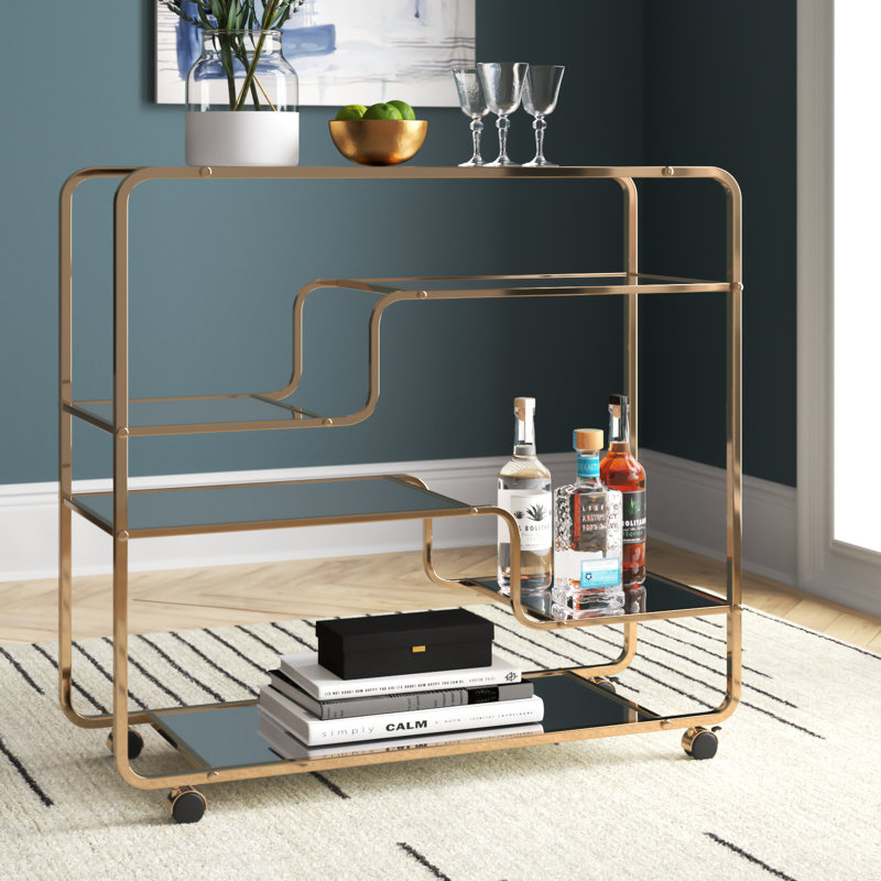 Mercury Row® Tellis Bar Cart & Reviews | Wayfair
