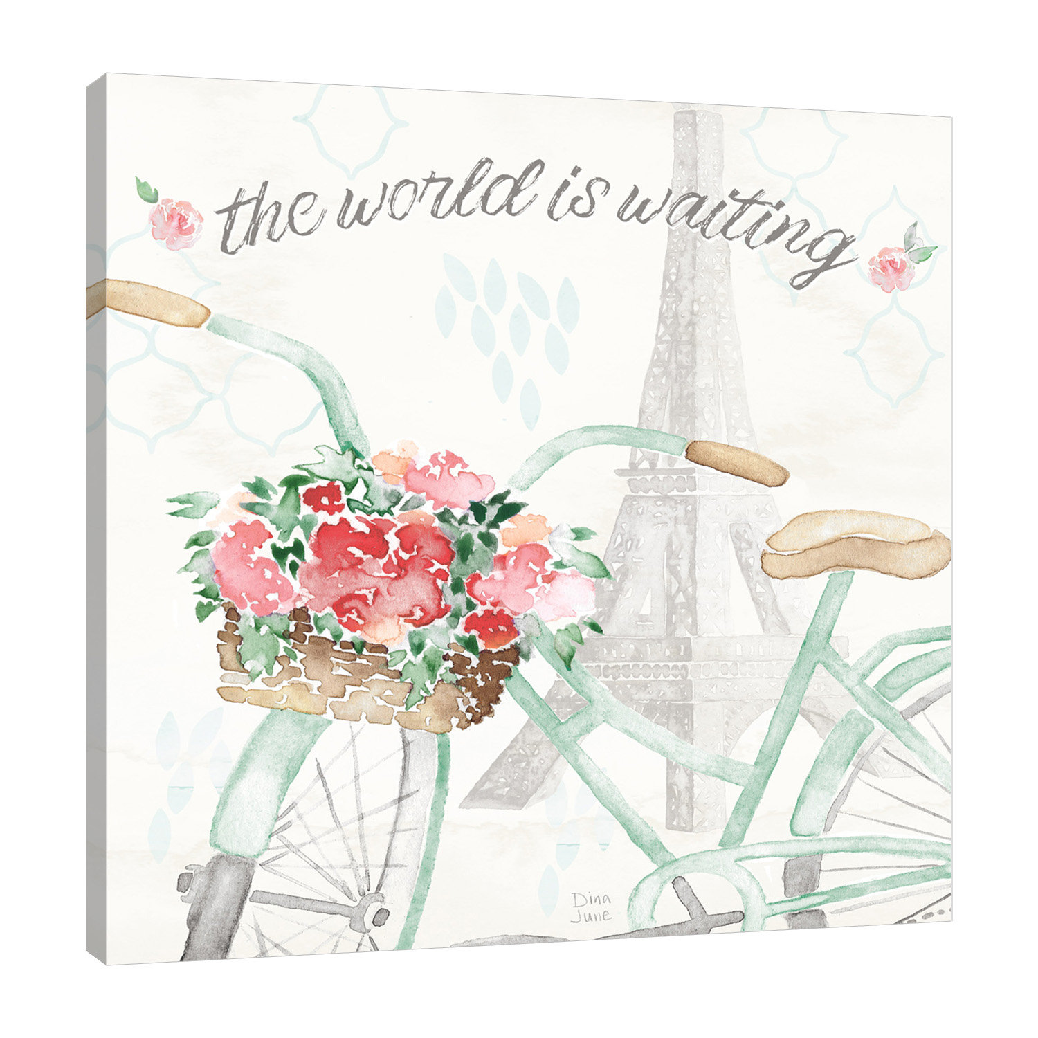 Trinx "Boho Ride III" Gallery Wrapped Canvas By Dina June | Wayfair